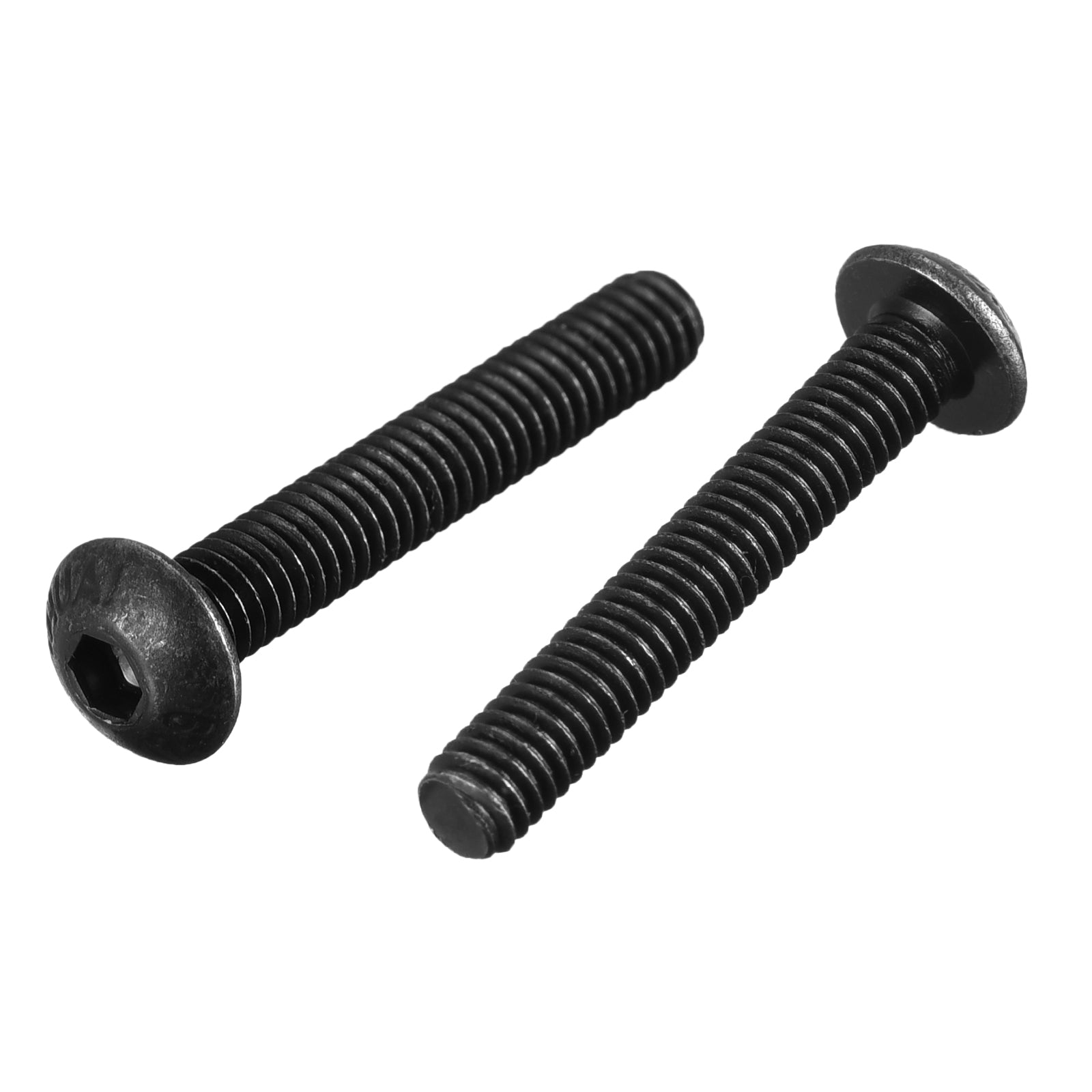 Uxcell M4x25mm Hex Socket Button Head Cap Bolts Screws Alloy Steel ...