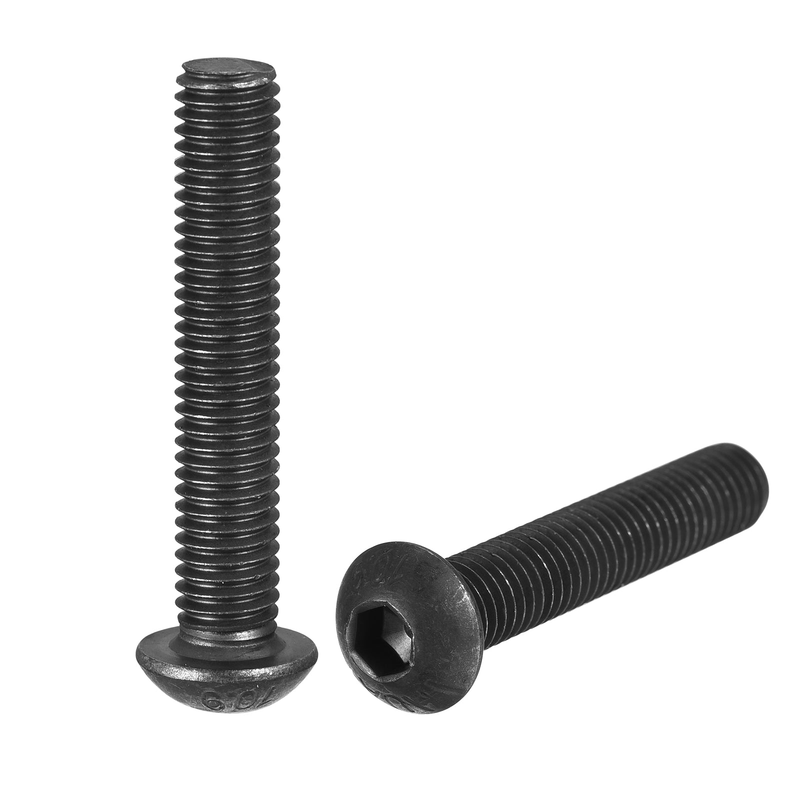 Uxcell M8x45mm Hex Socket Button Head Cap Bolts Screws Alloy Steel ...
