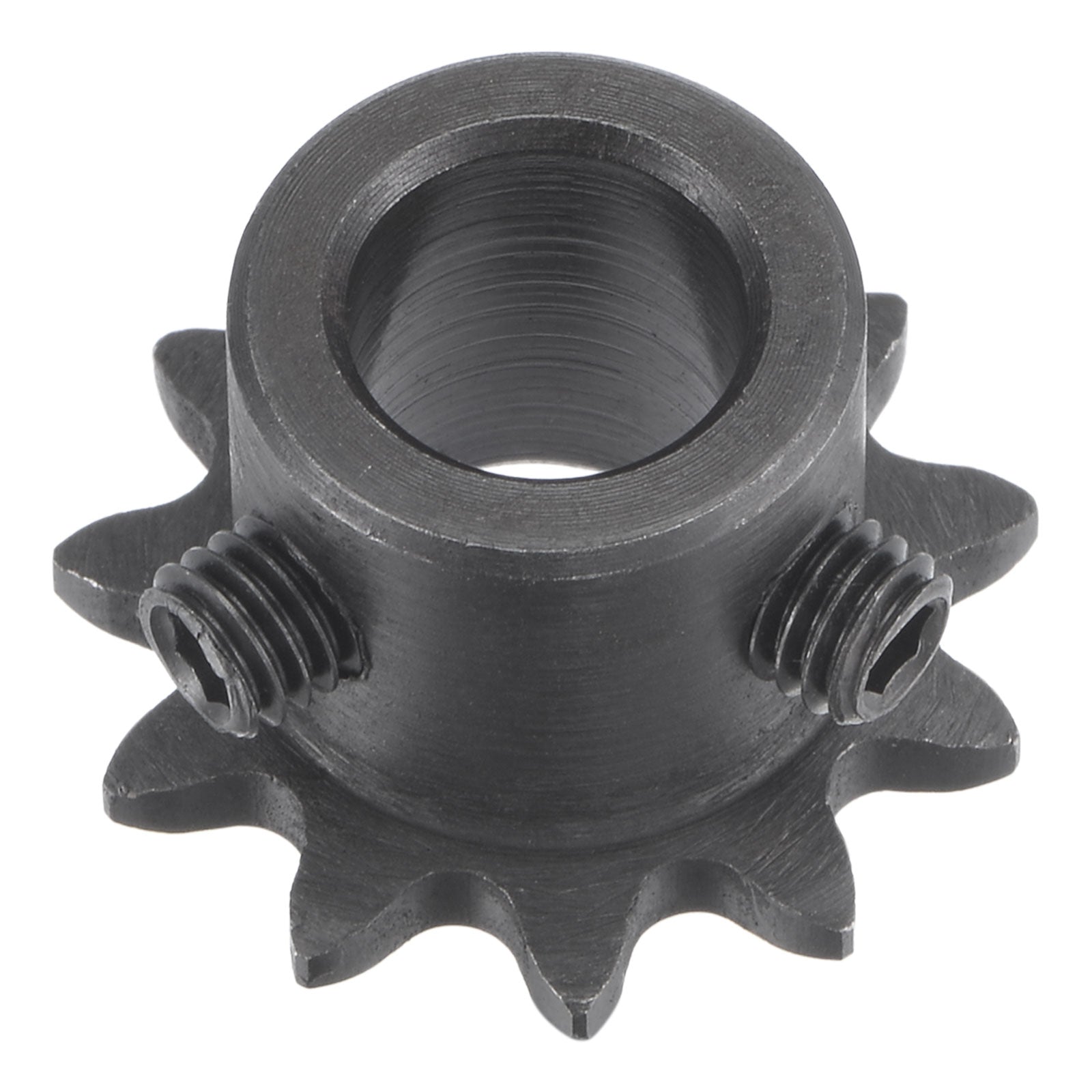 Uxcell 11 Teeth Sprocket 1/4" Pitch, 8mm Bore Carbon Steel with Set ...