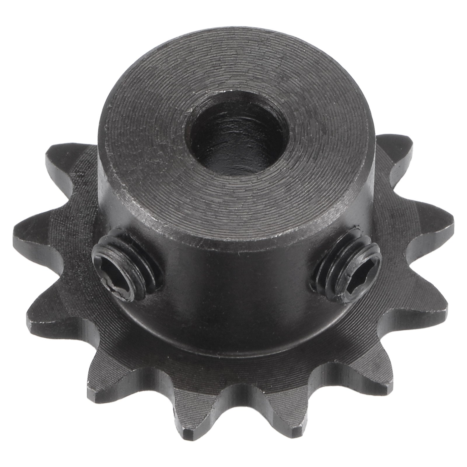 Uxcell 13 Teeth Sprocket 1/4" Pitch, 6mm Bore Carbon Steel with Set ...