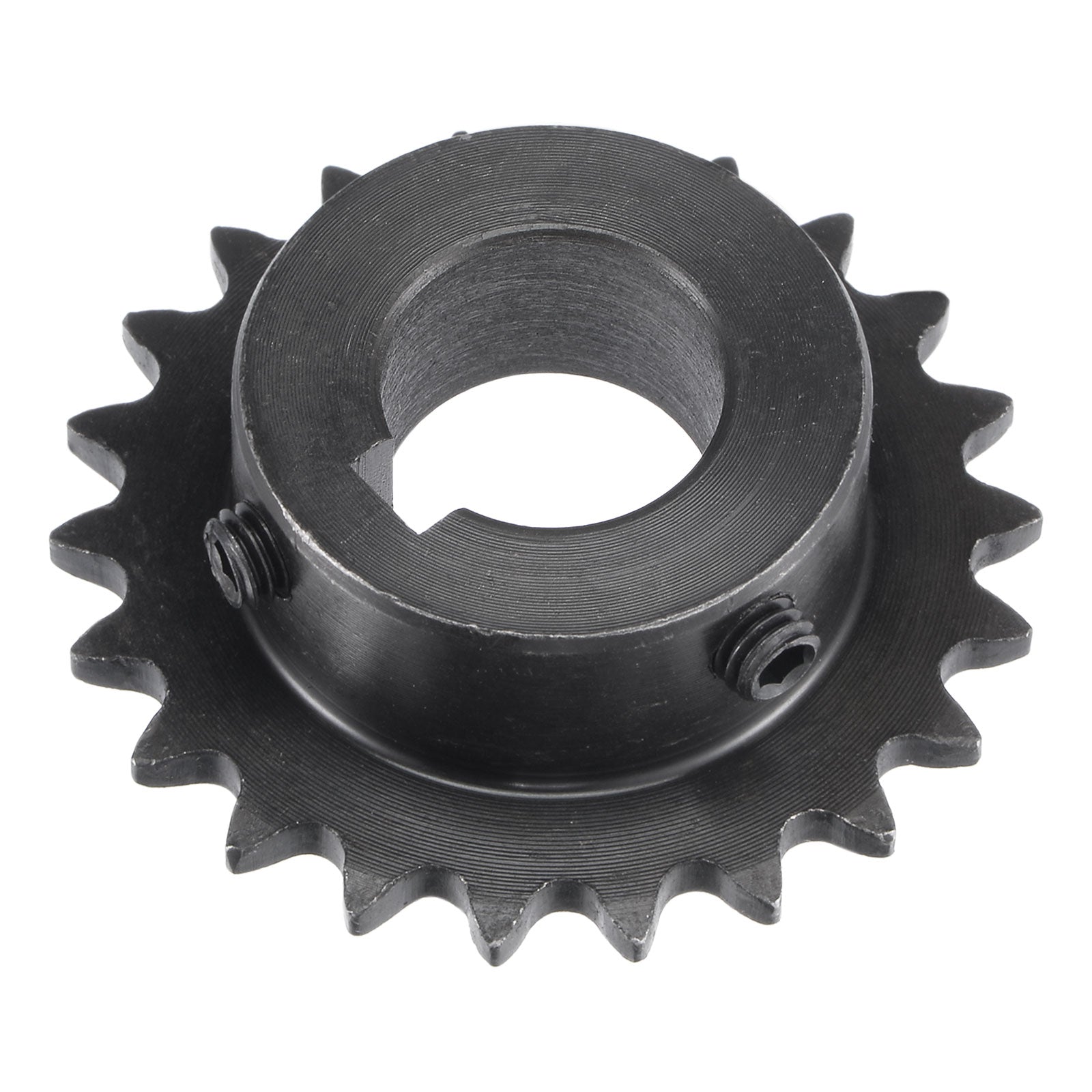 Uxcell 22Teeth Sprocket 1/4" Pitch, 16mm Bore Carbon Steel, Keyway with ...