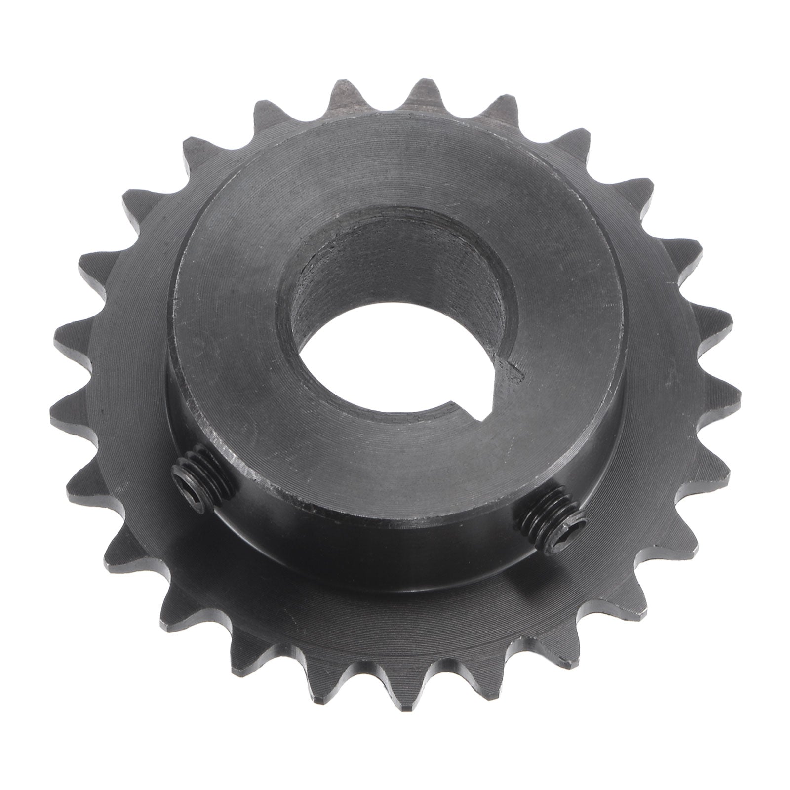 Uxcell 25 Teeth Sprocket 1/4" Pitch, 16mm Bore Carbon Steel, Keyway ...