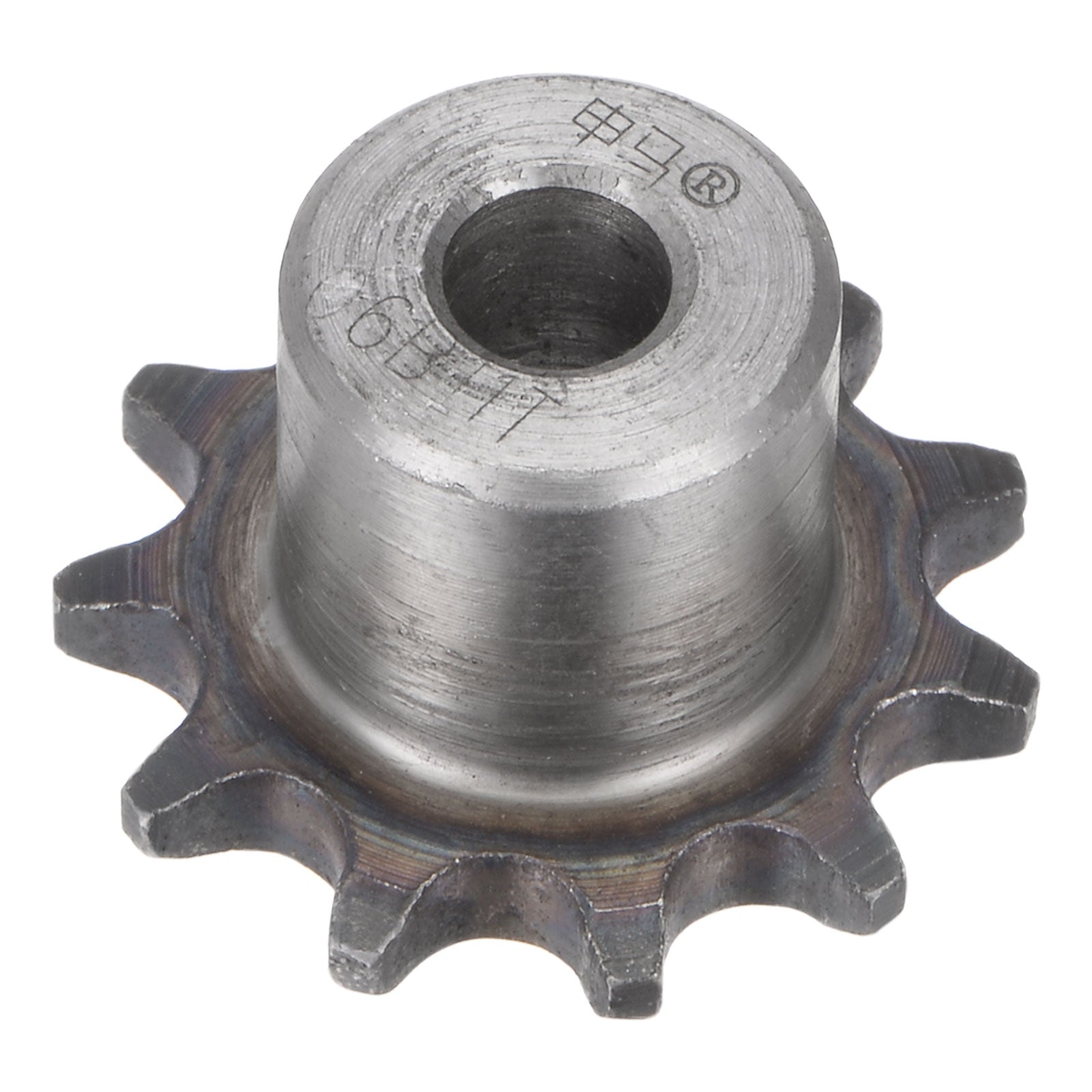 Uxcell 11 Teeth Sprocket Single Strand 3/8" Pitch, 8mm Bore Carbon ...
