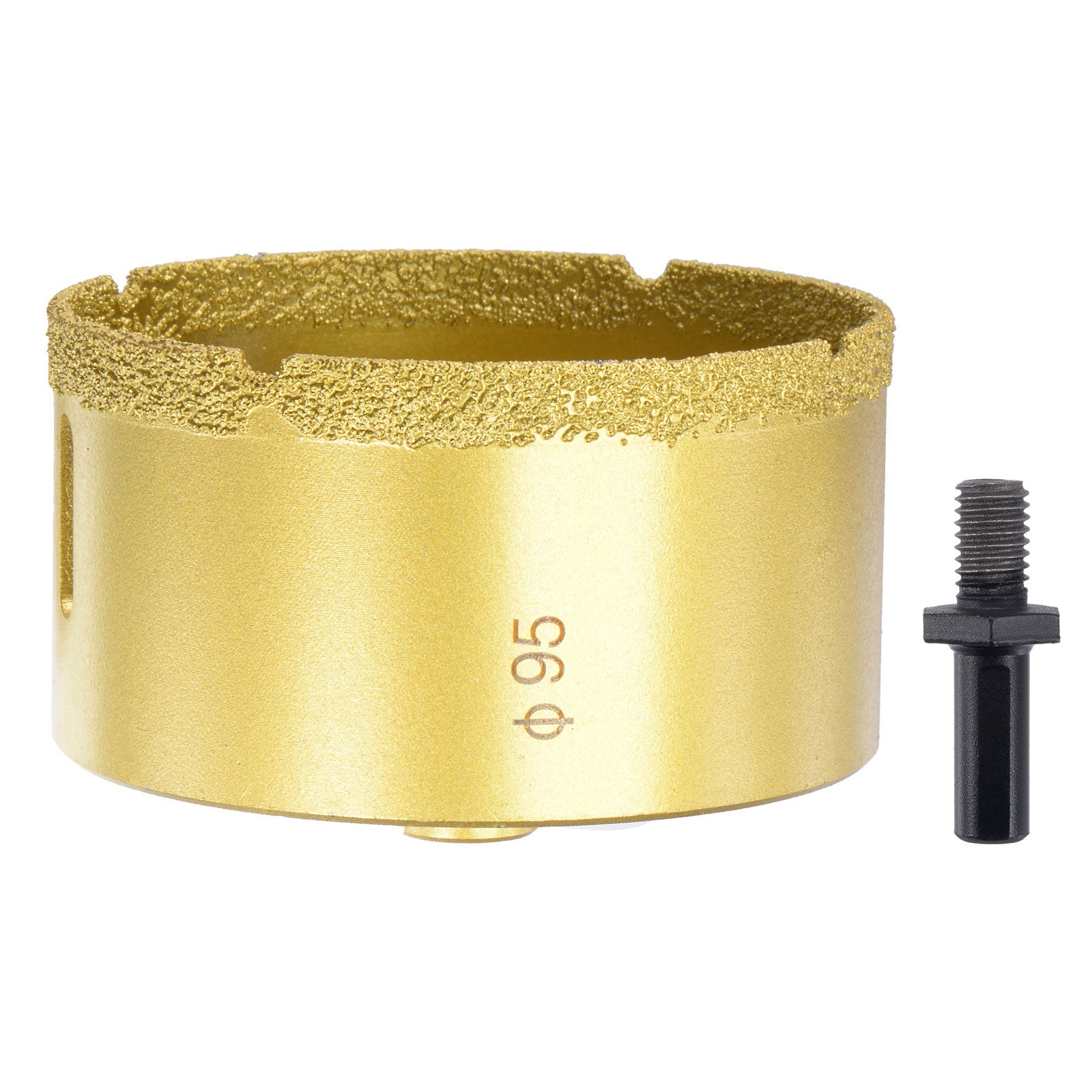 Uxcell 95mm Brazed Diamond Core Drill Bits with M10 Arbor Adapter for ...