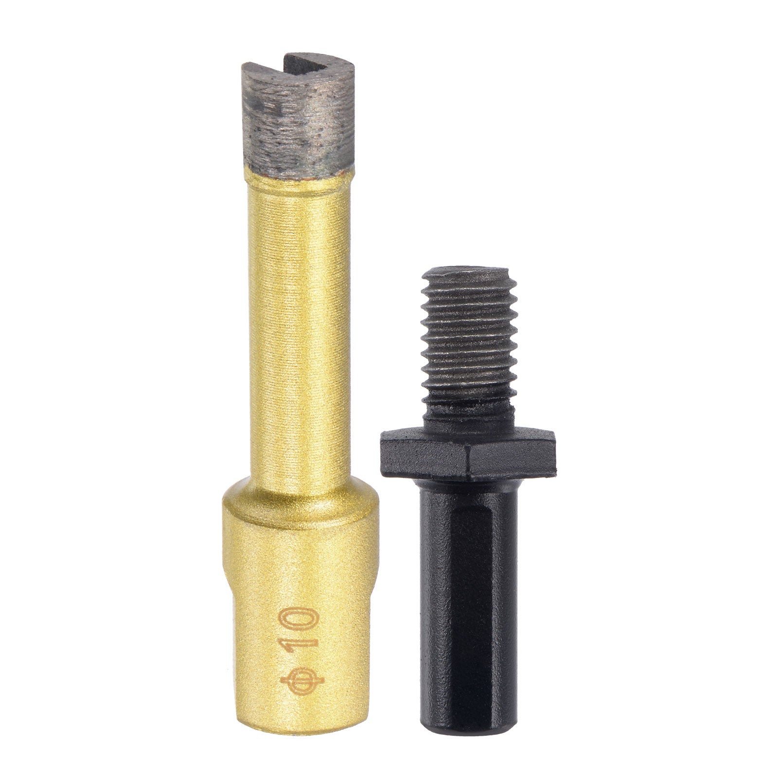 Uxcell Sintered Diamond Core Drill Bits 10mm Hole Saws with M10 Arbor ...