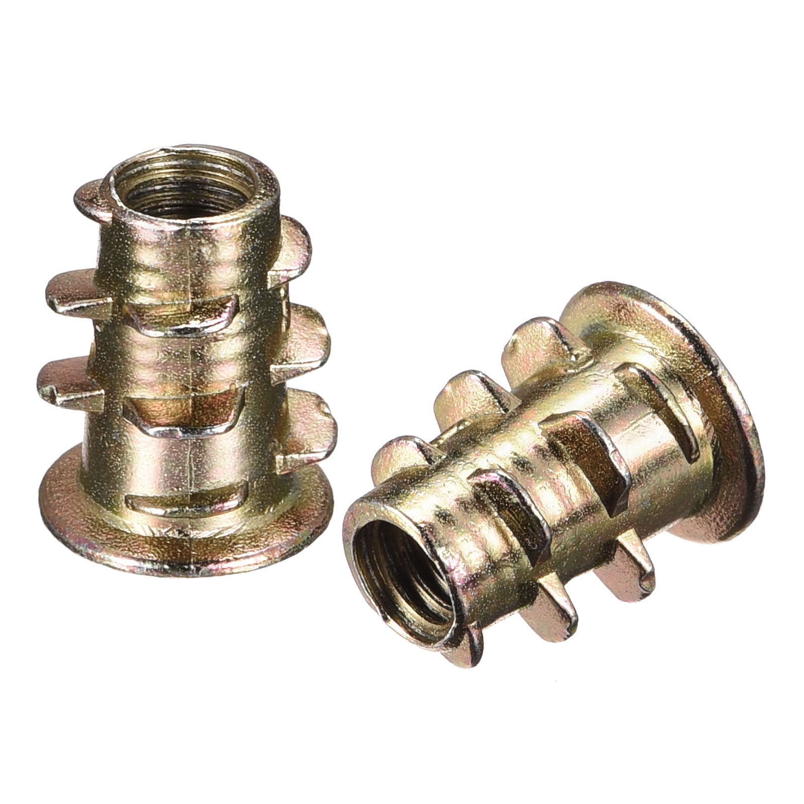 Uxcell Furniture Nut, Zinc Alloy Threaded Insert Nuts for Wood ...