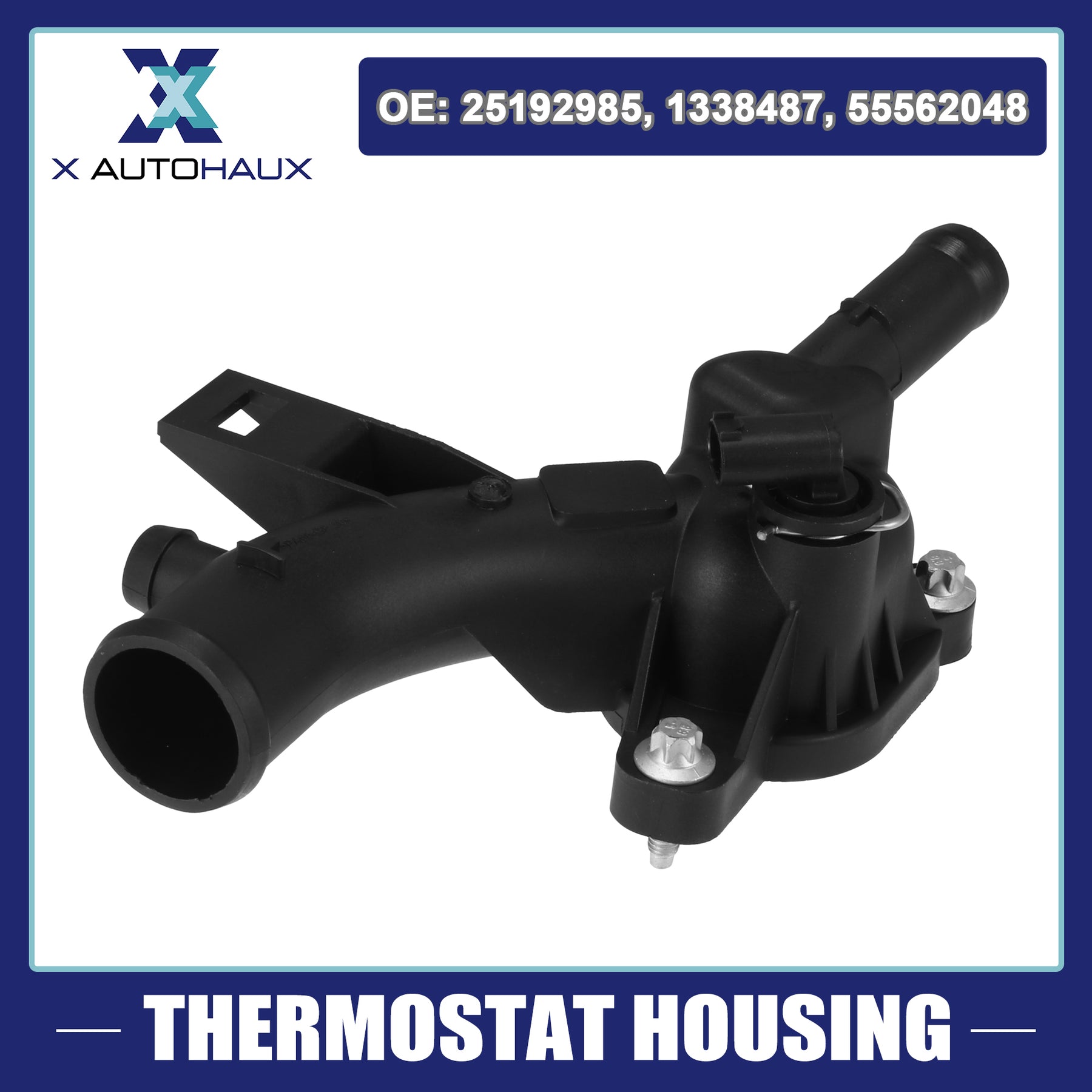 Black Car Thermostat Housing Accessory for Vauxhall Corsa E 2015-2019 ...