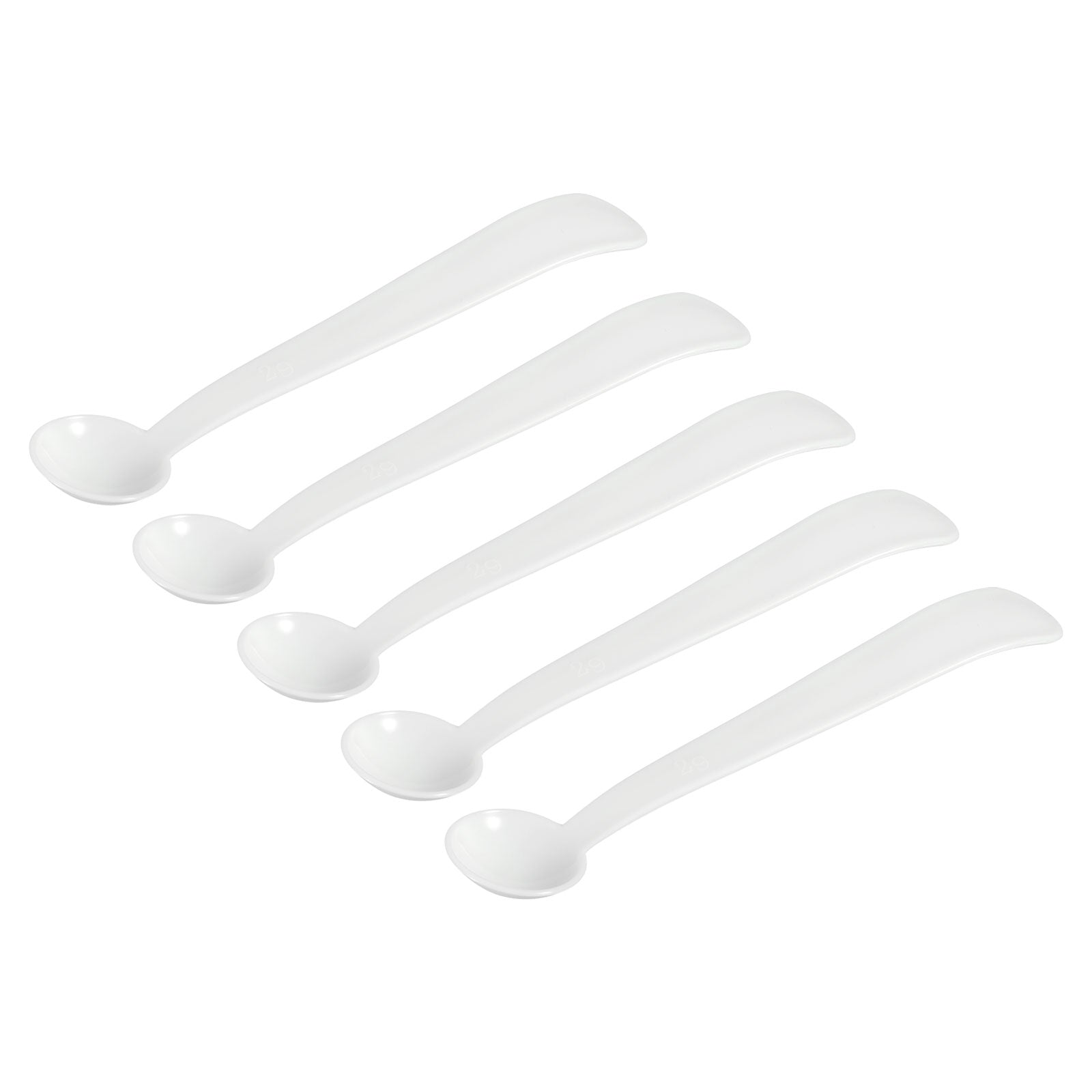 Micro Spoons 2 Gram Measuring Scoop Plastic Round Bottom Mini Spoon ...