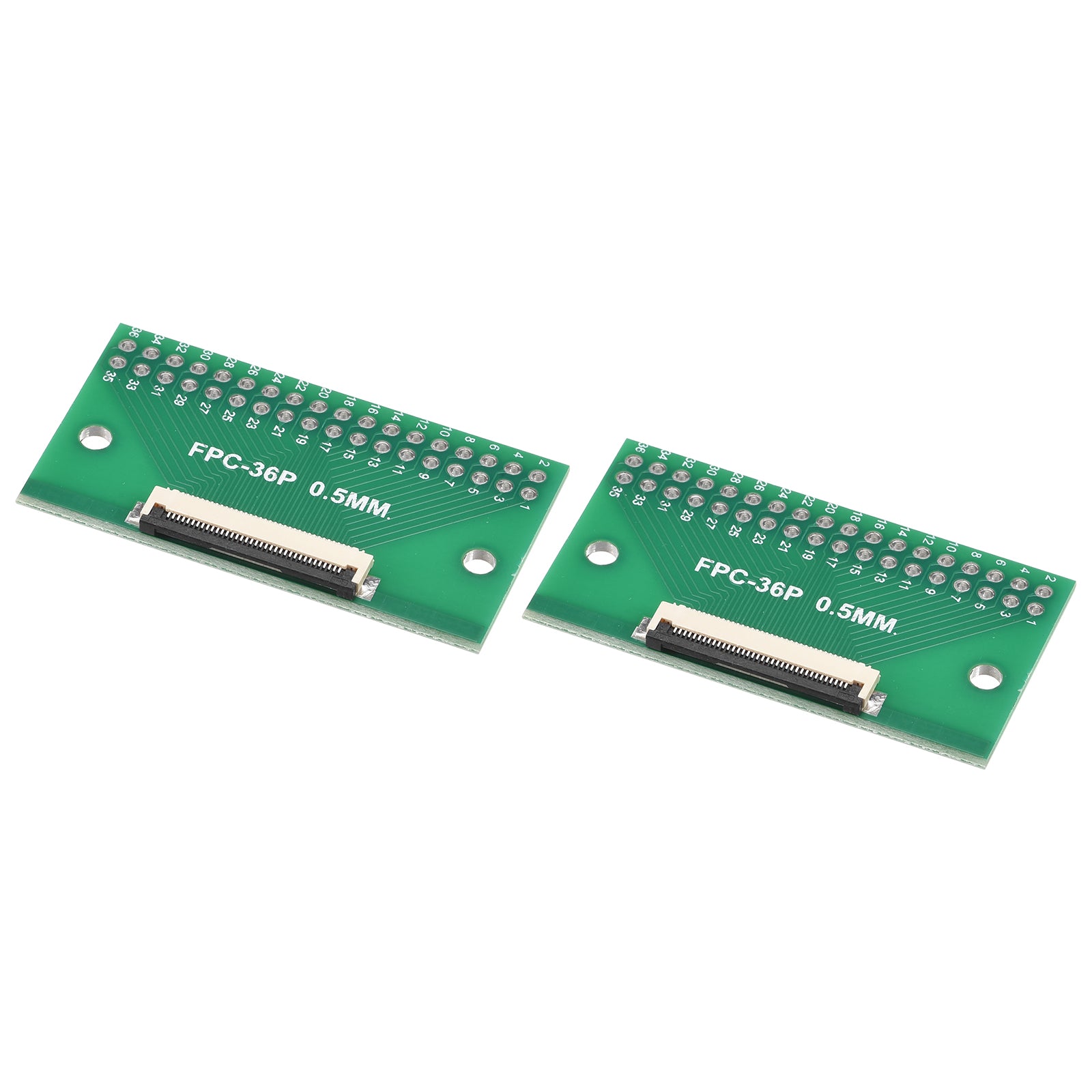 FFC FPC PCB Converter Board 36 Pin 0.5mm Pitch to DIP 2.54mm Single ...