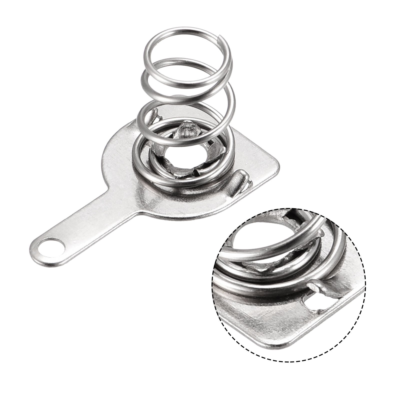 Battery Spring Plate AAA Battery Contact Nickel Plate 9mmx9mm 20 for ...