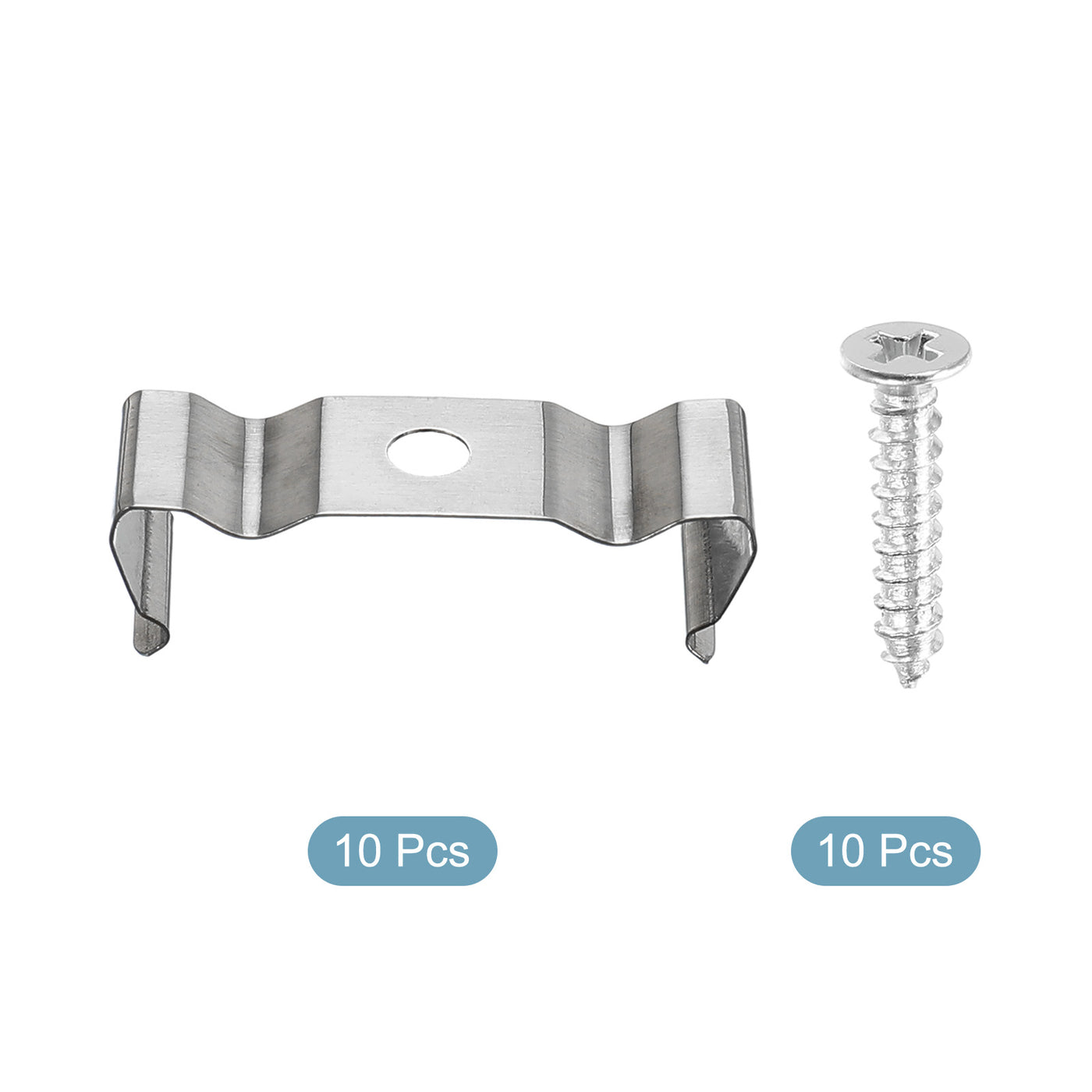 Clips Bracket Hanger Fluorescent Tube Light Fixture Holder Clamps with ...