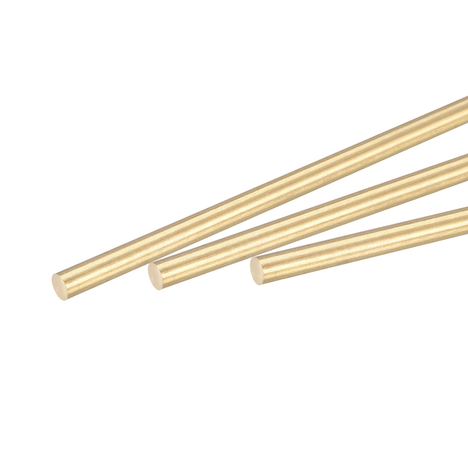 4mm Diameter 450mm Length Brass Solid Round Rod for DIY Craft 4Pcs ...