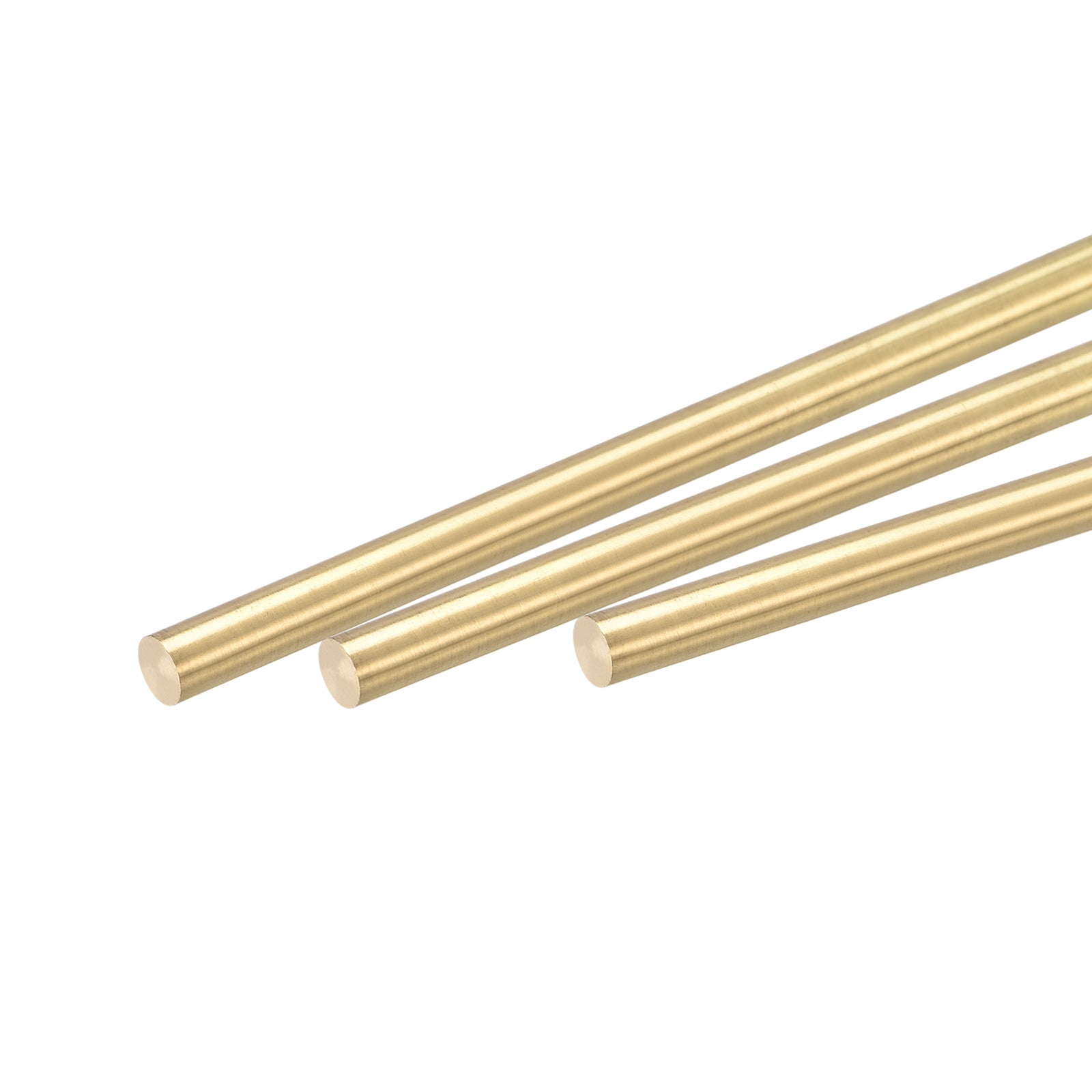 5mm Diameter 300mm Length Brass Solid Round Rod for DIY Craft 6Pcs ...