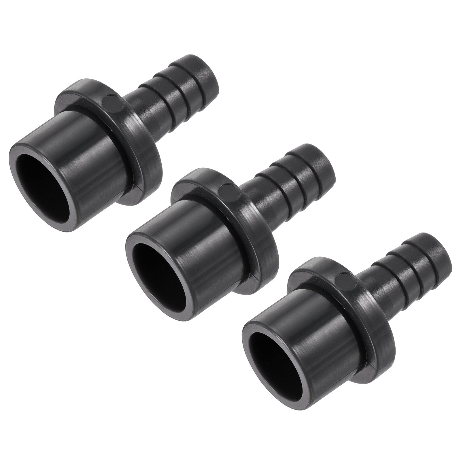 3Pcs PVC Pipe Fitting 10mm Barbed x 20mm OD Spigot Straight Hose ...