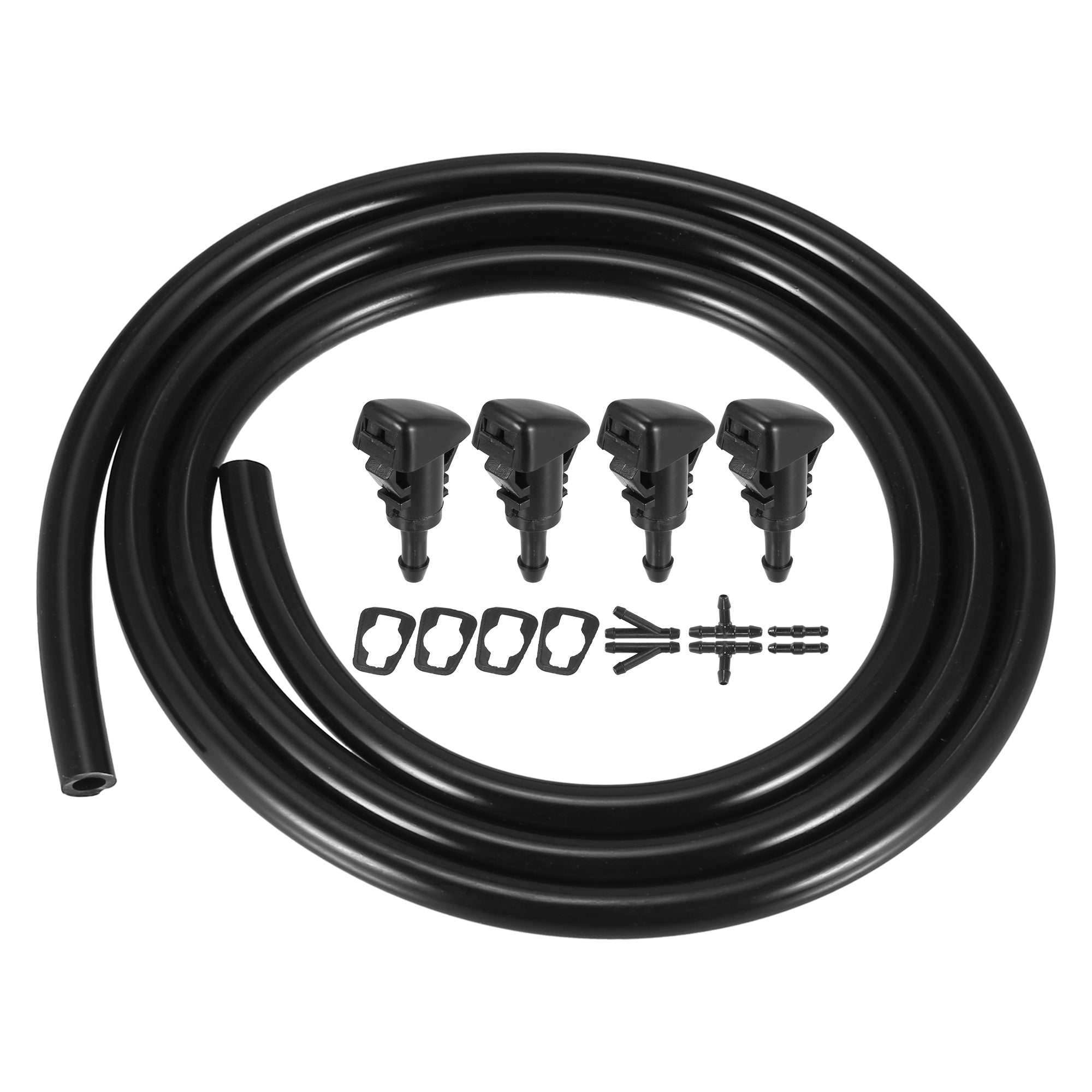 4pcs Car Front Windshield Washer Sprayer Nozzle Single Hole Replacement ...