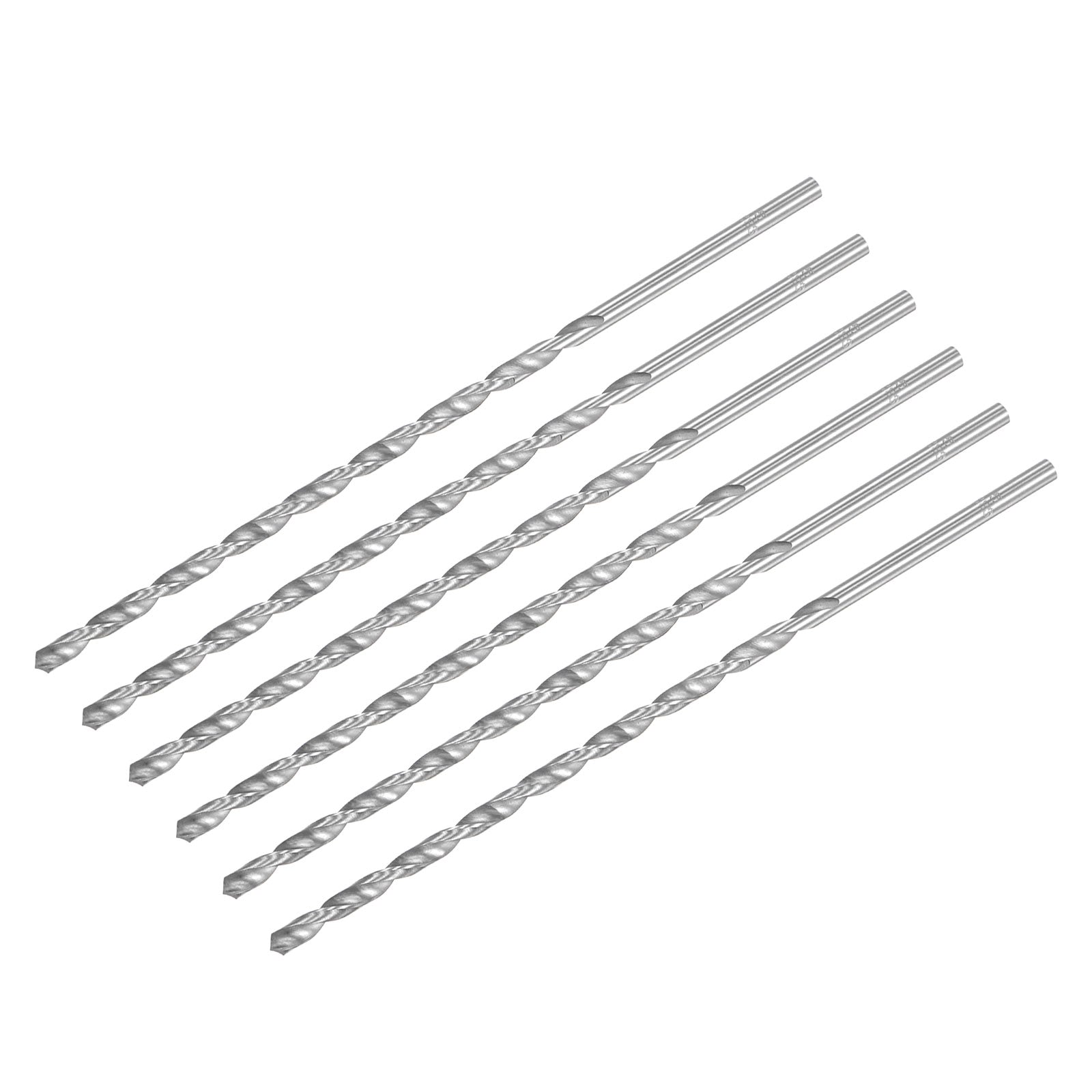 Uxcell High Speed Steel Extended Twist Drill Bits 5mm Drill Dia. 200mm ...