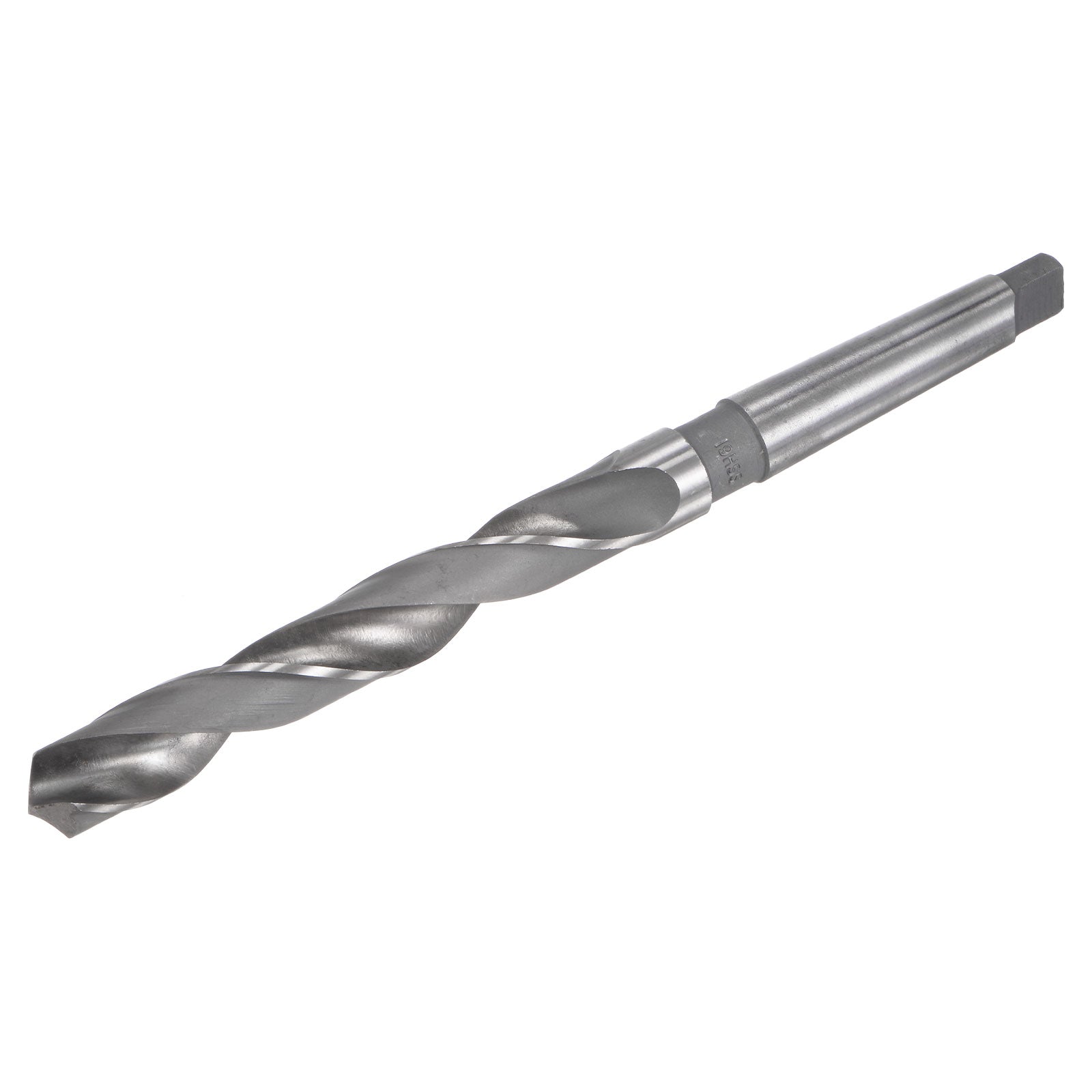 Uxcell 19mm High-speed Steel Twist Drill Bit with MT2 Morse Taper Shank ...
