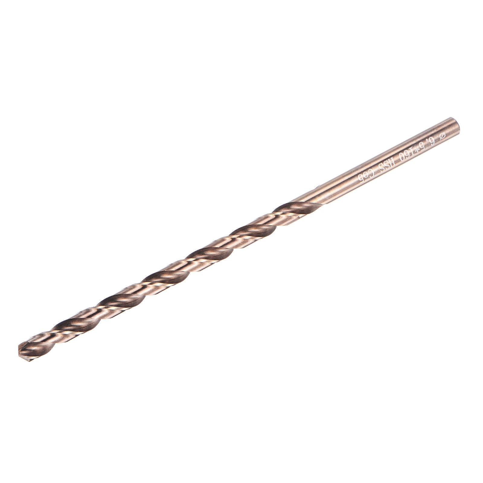 Uxcell M35 High Speed Steel Twist Drill Bit, Gold Oxide 6.5mm Drill Dia ...