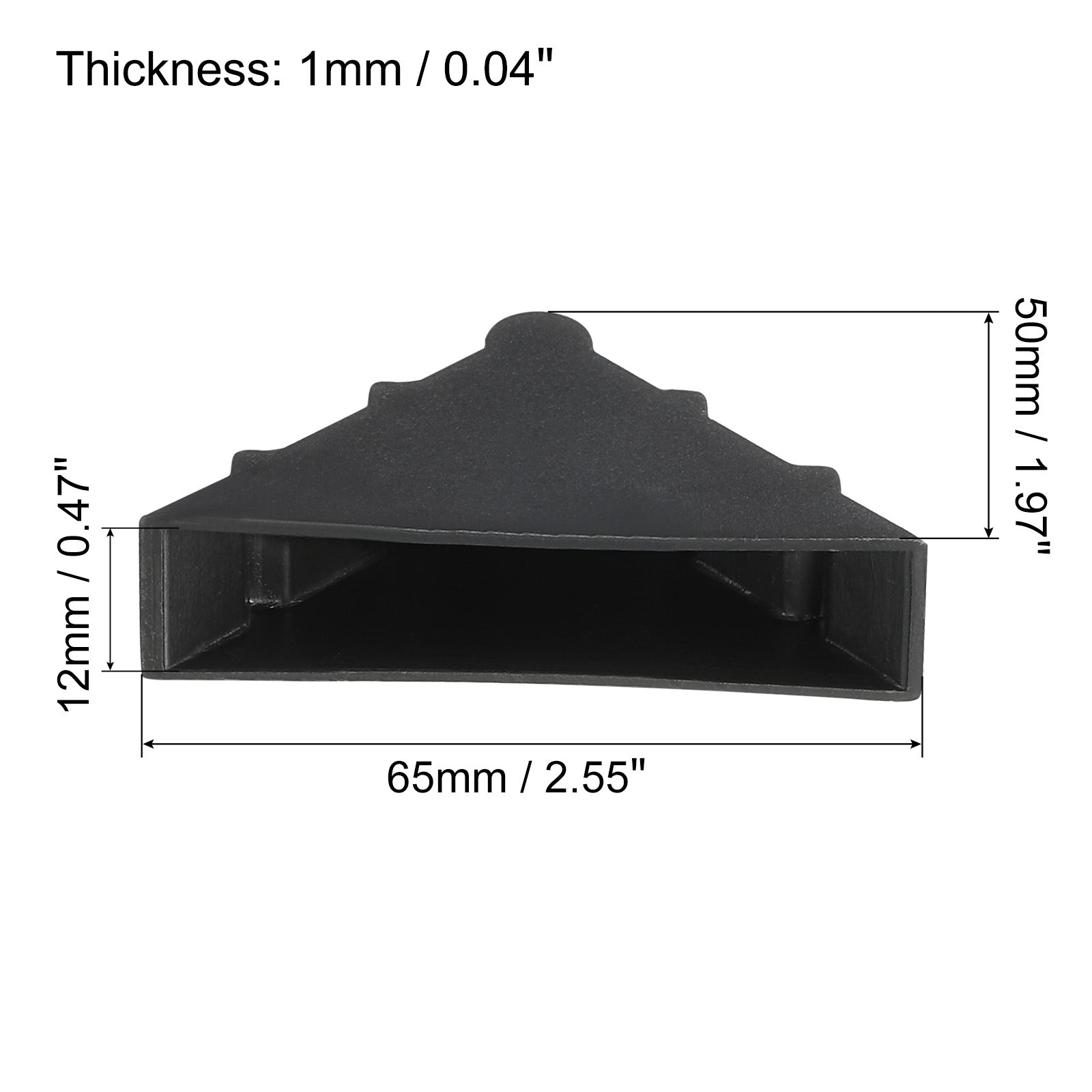 PP Corner Protector Triangle 50x12mm for Ceramic, Glass,Metal Sheets ...