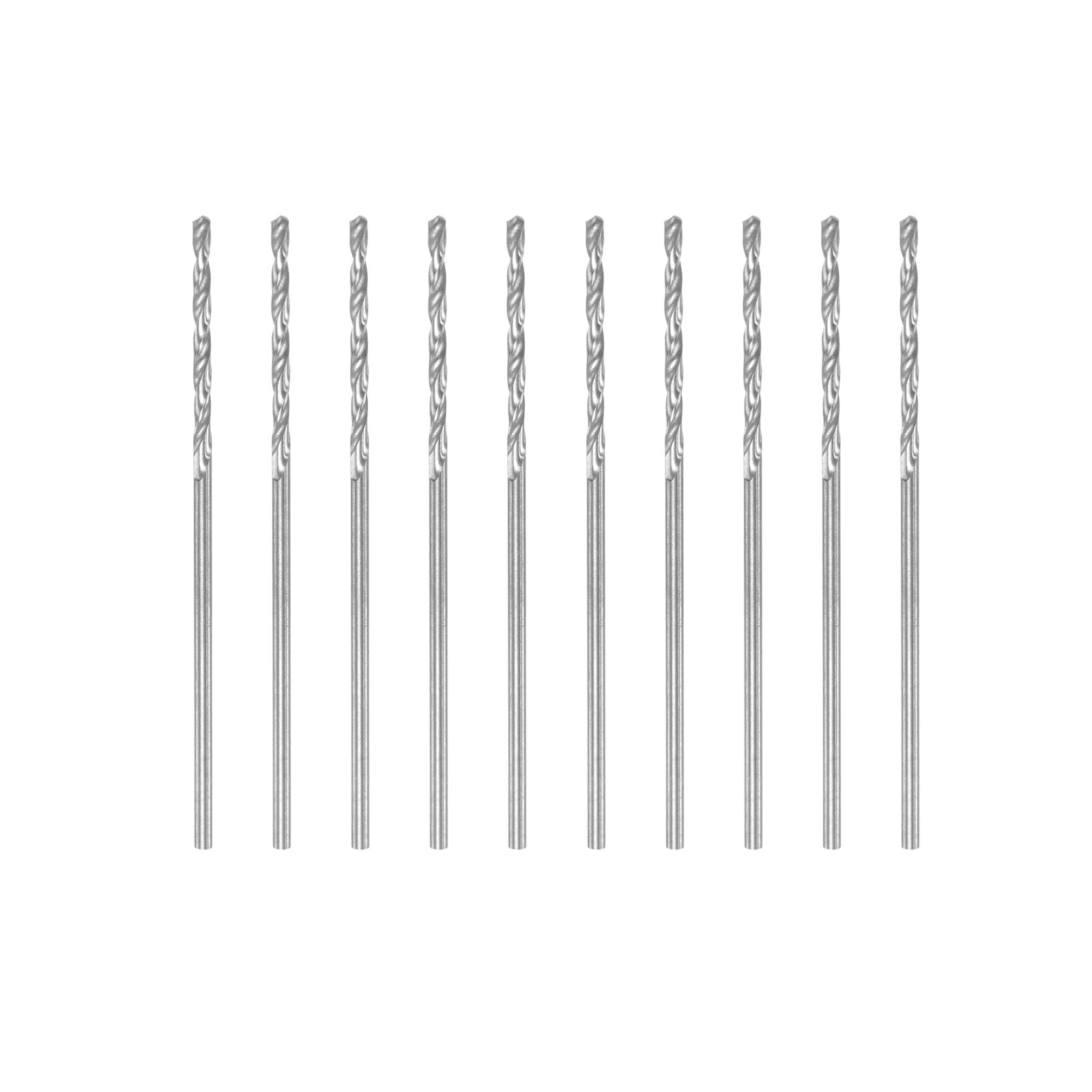 Uxcell 10 Pcs 1mm HSS(High Speed Steel) W6542 Micro Drill Bits, Fully ...