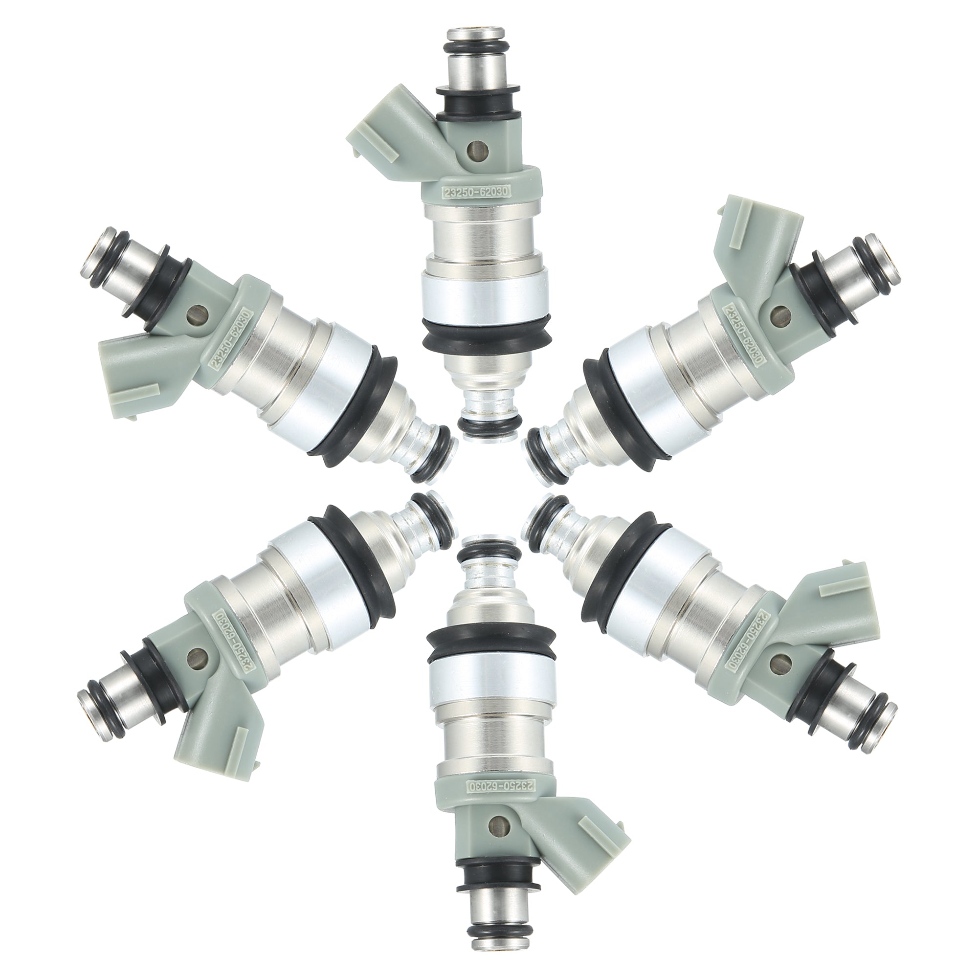 6 Pcs 23250-62030 Fuel Injector Nozzle Fit for Toyota T100 3.4L Tacoma ...