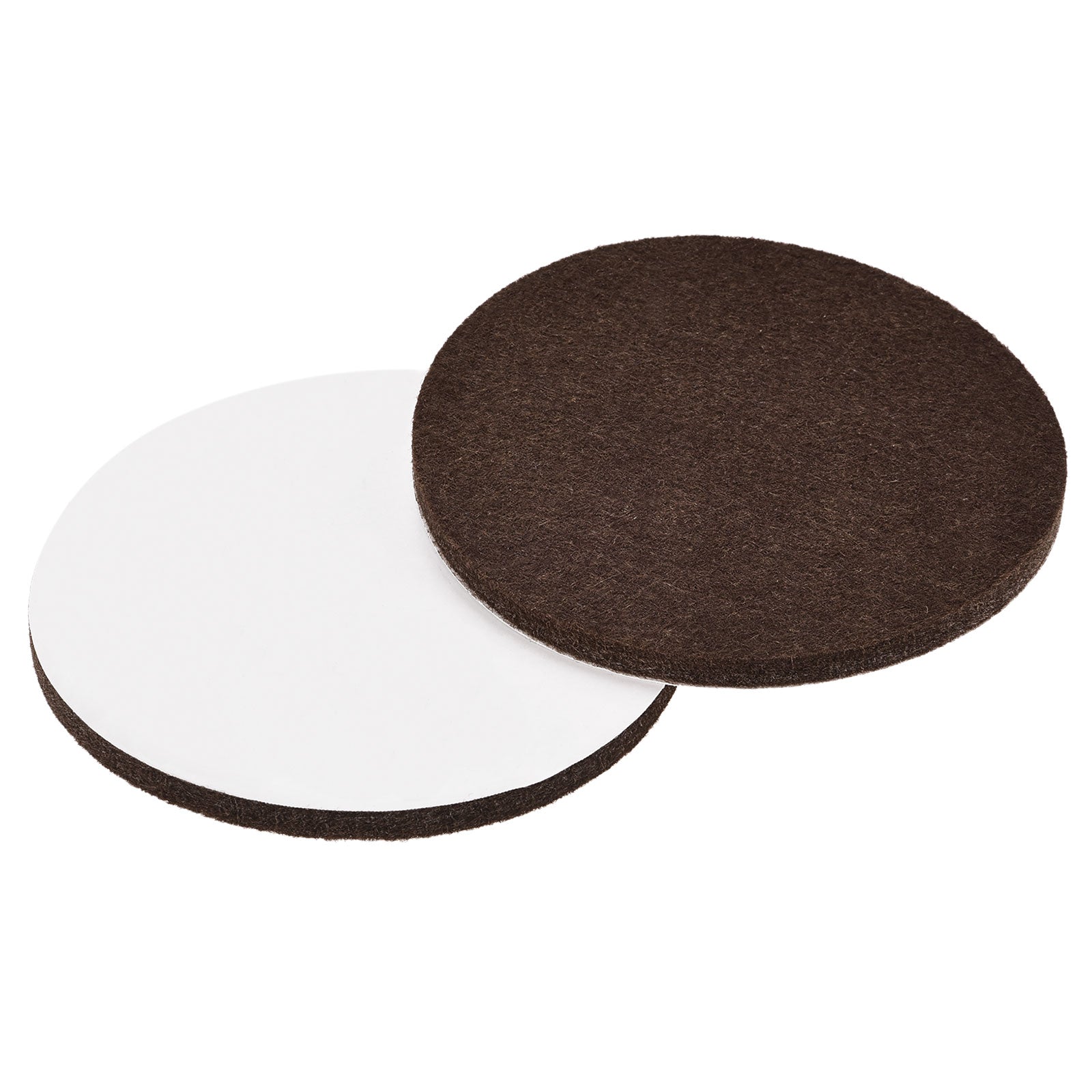 Uxcell Felt Furniture Pads 85mm Dia Self-stick Anti-scratch Floor ...