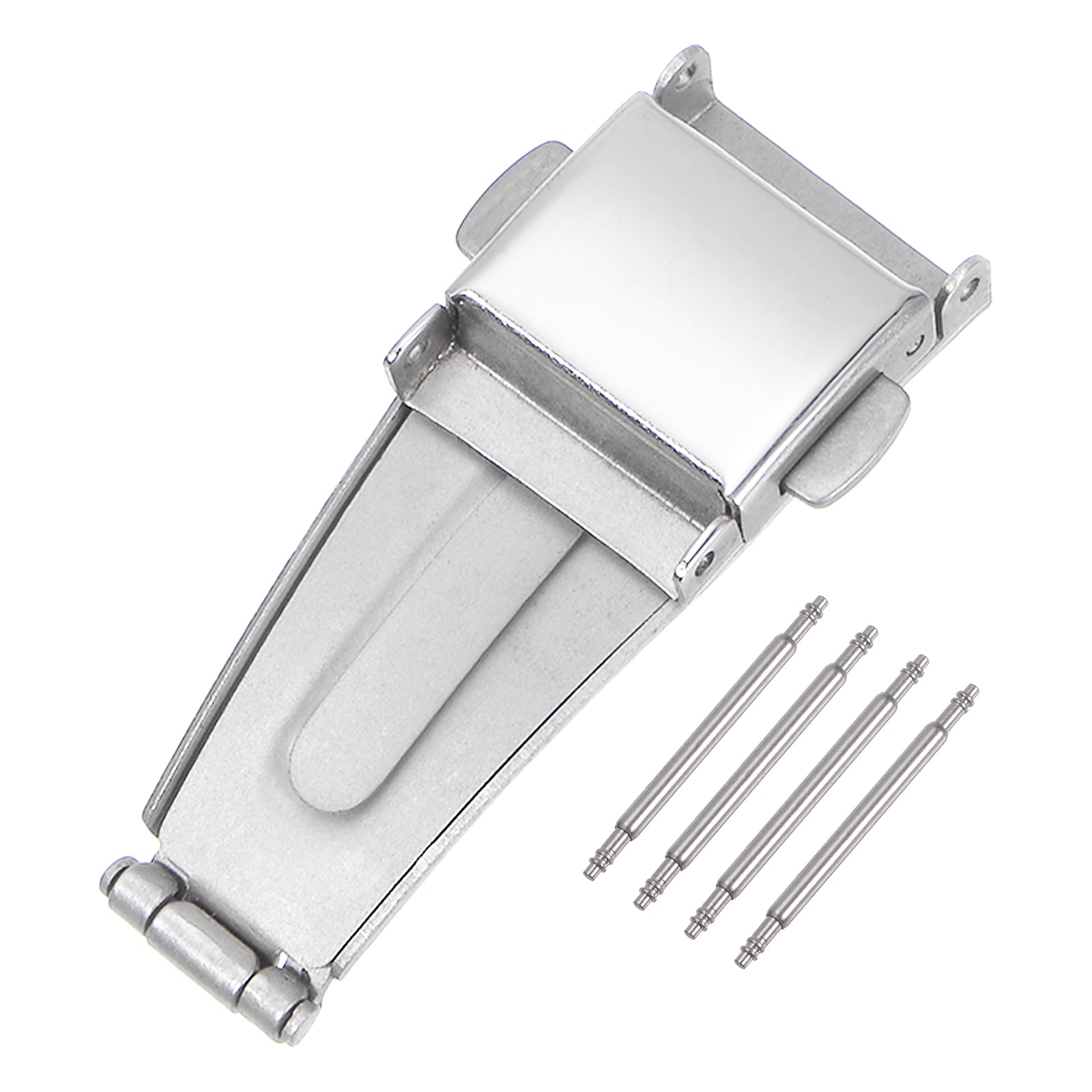 Uxcell Watch Deployment Clasp Buckle 12mm Width Stainless Steel ...