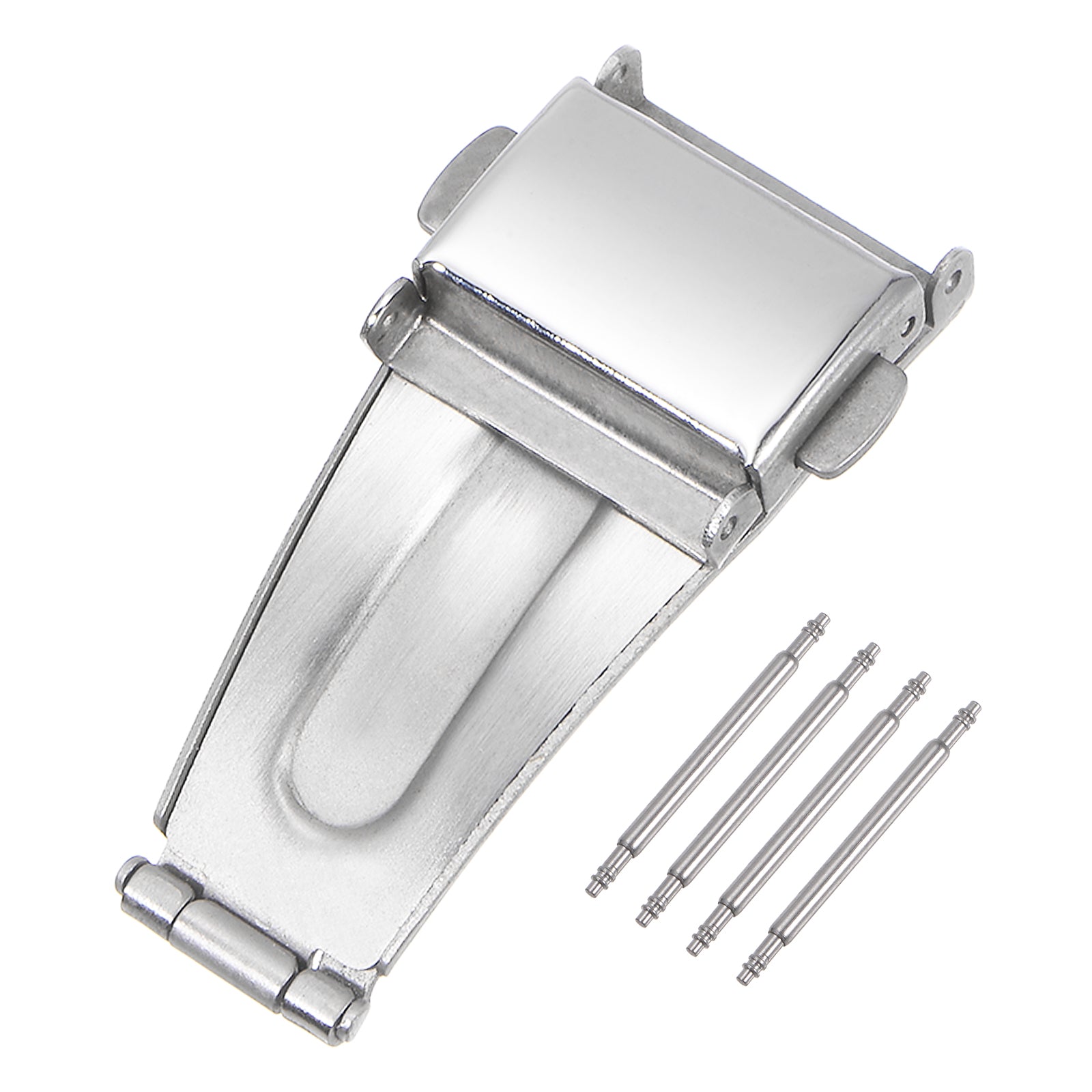Uxcell Watch Deployment Clasp Buckle 15mm Width Stainless Steel ...