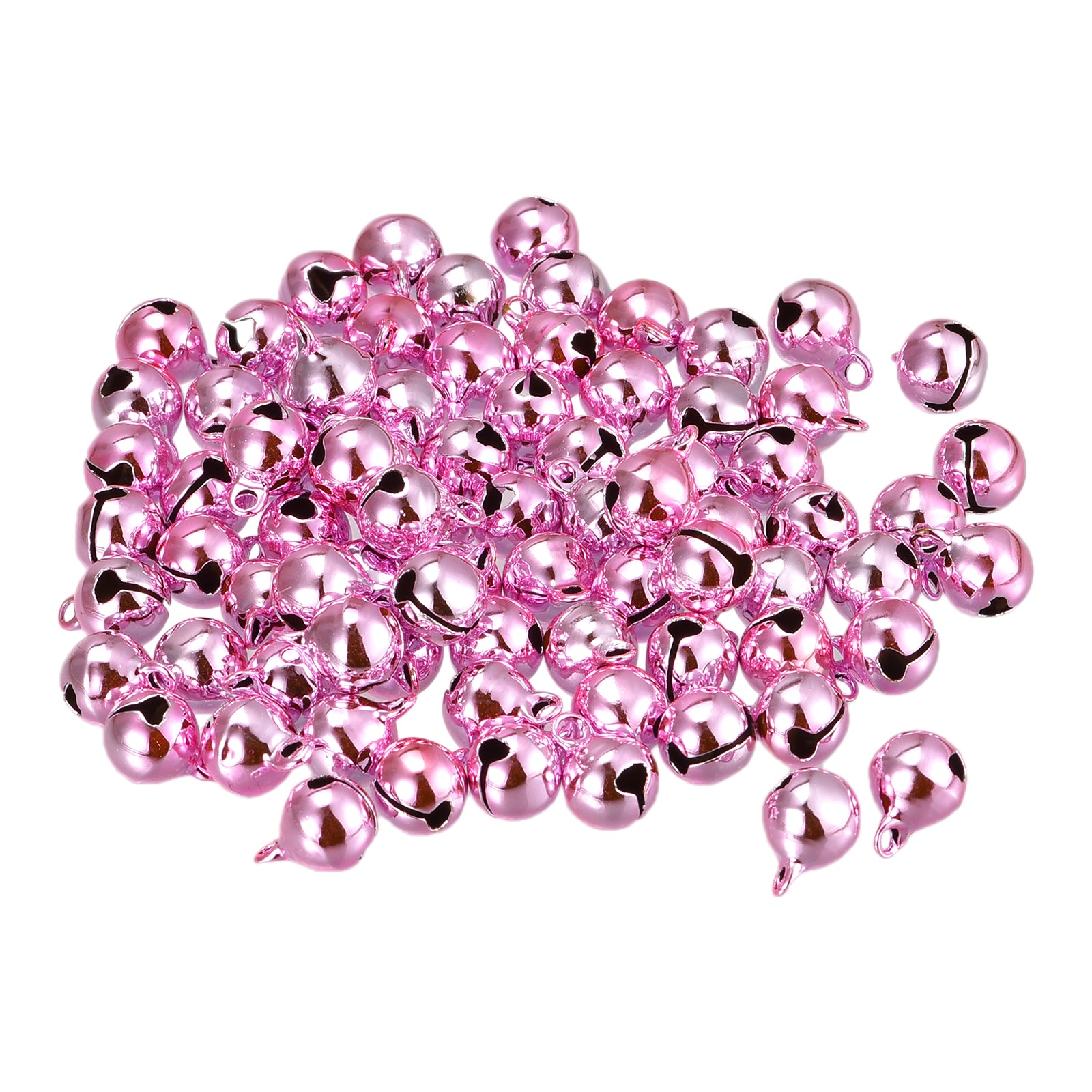 Uxcell Jingle Bells, 8mm 80pcs Small Bells for Craft DIY Christmas ...