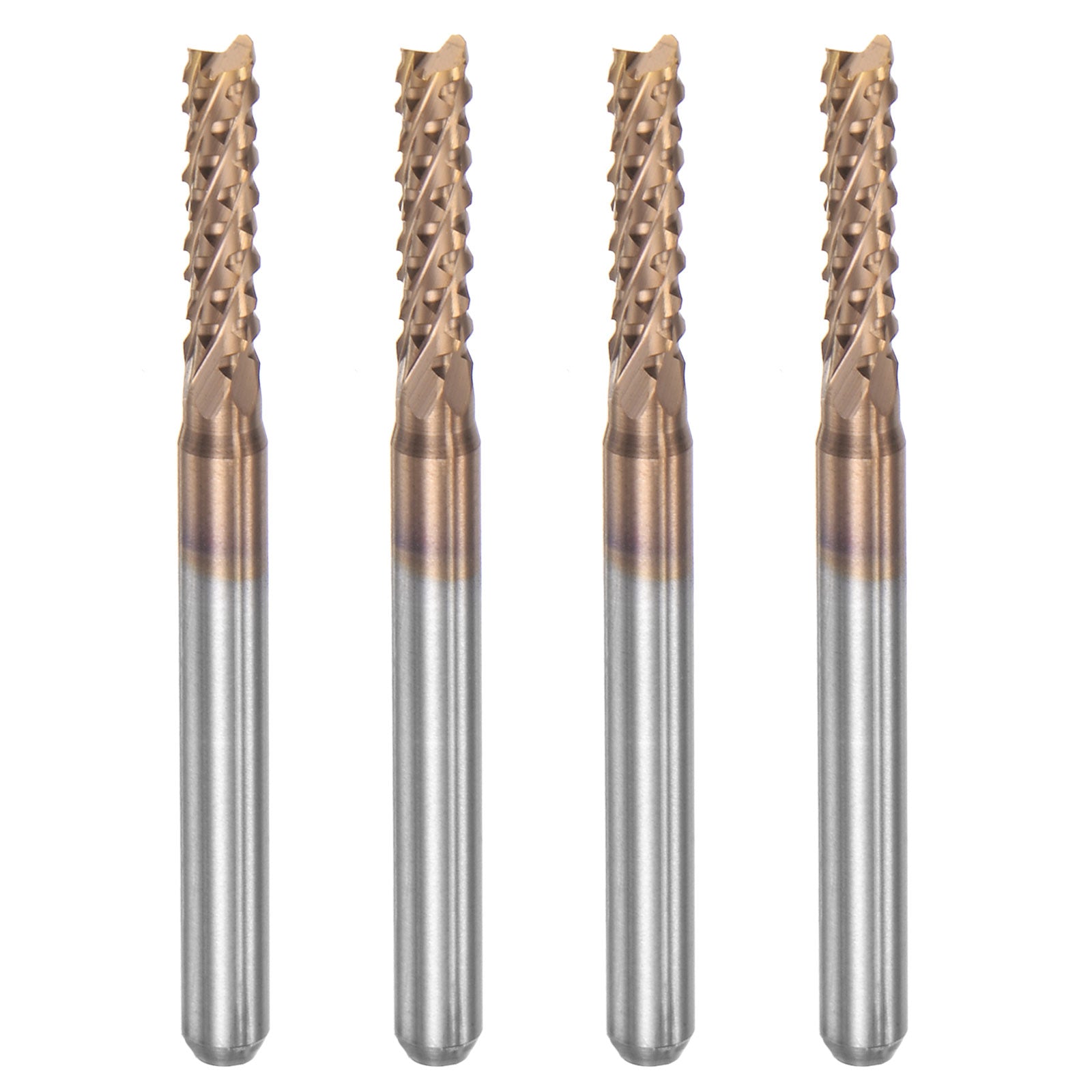 Titanium Coated Carbide End Mill CNC Router Bits Engraving Milling ...