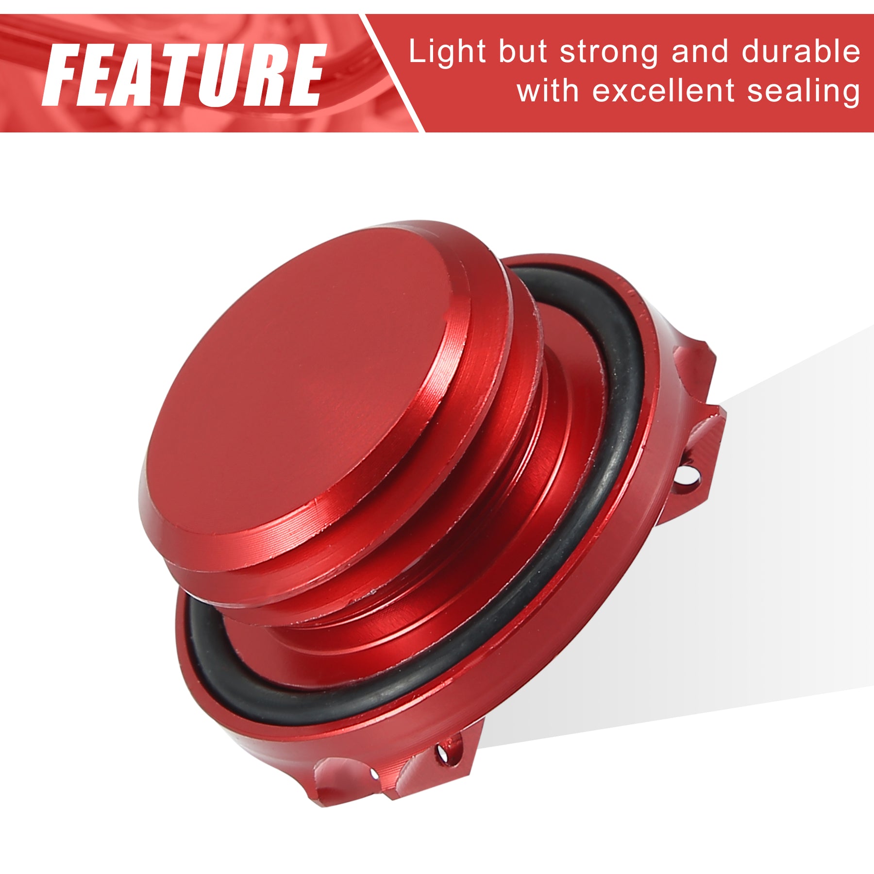Engine Oil Filler Cap Oil Filler Plug Cover Red for Yamaha YZF-R6S YZF ...
