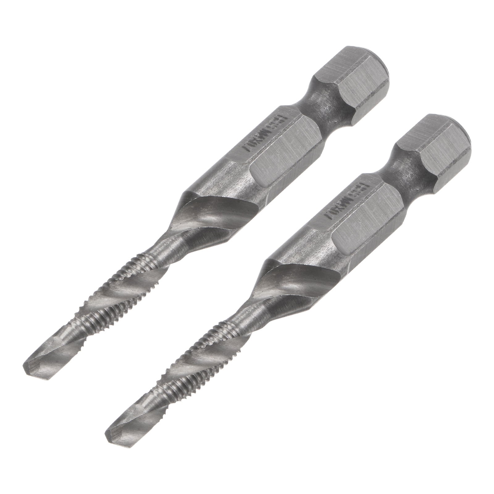 Uxcell 1/4" Shank M4x0.7 Uncoated High Speed Steel 4341 Combination ...