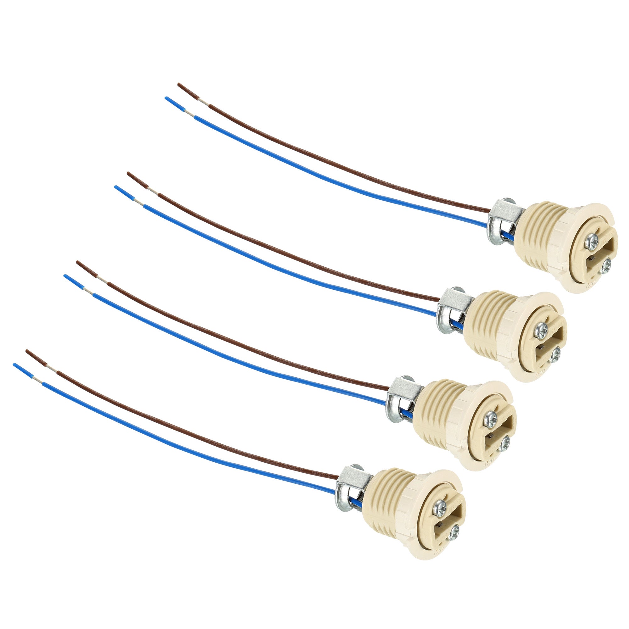 G9 Light Base Socket, 4 Pack Ceramic Lamp Bulb Holder Connector ...