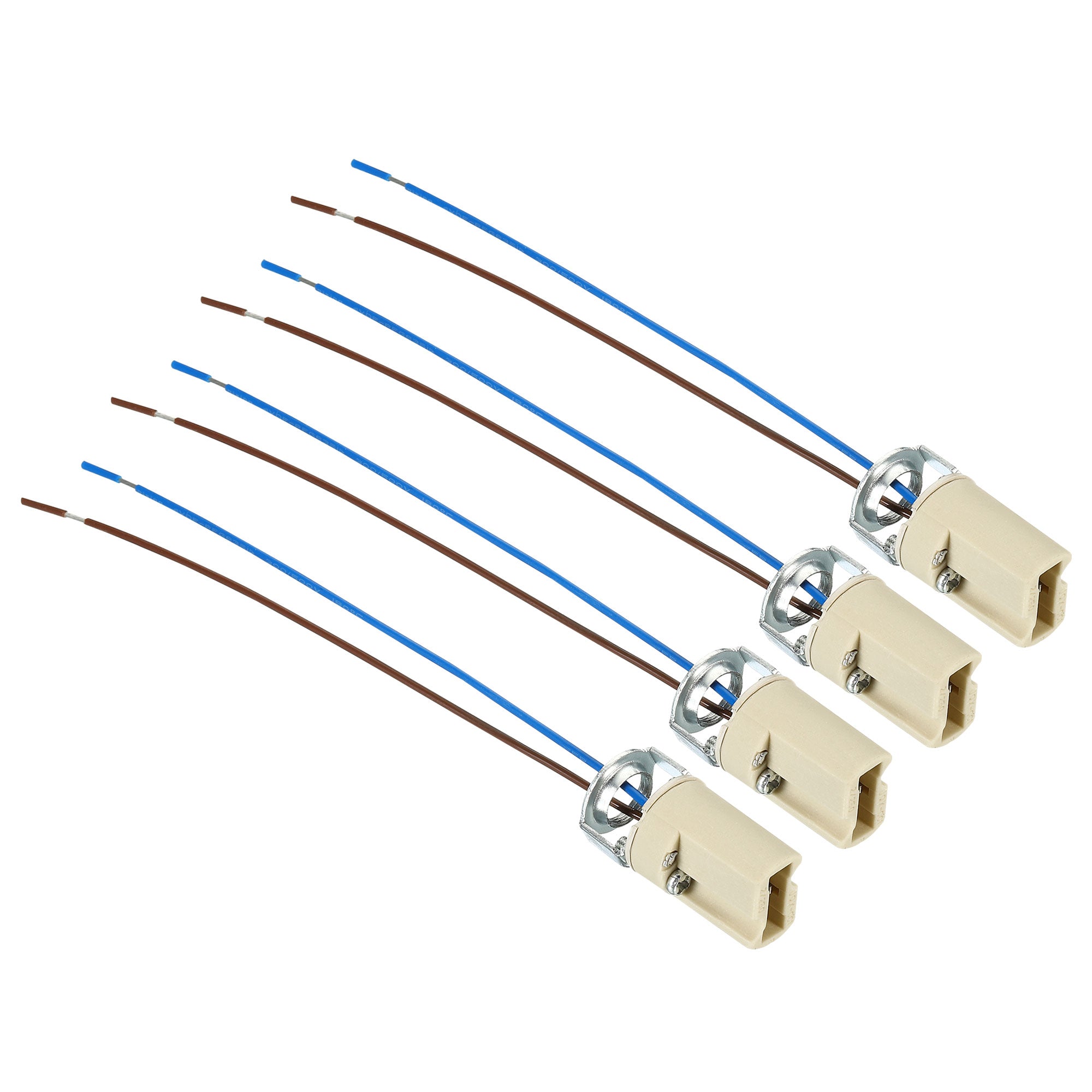 G9 Light Base Socket, 4 Pack Ceramic Lamp Bulb Holder Connector ...