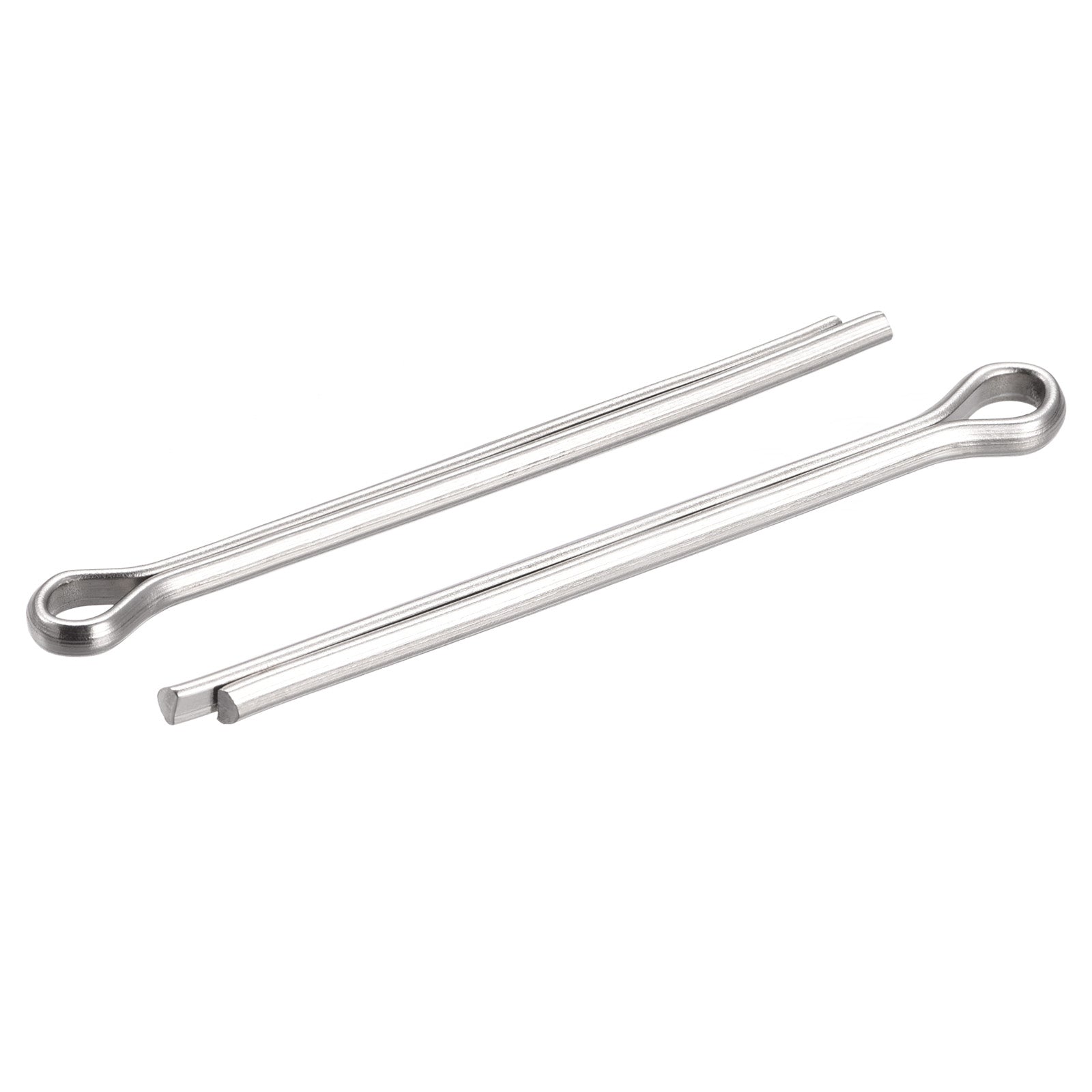 Uxcell Split Cotter Pin, 4mm x 55mm Stainless Steel Clip Fastener ...
