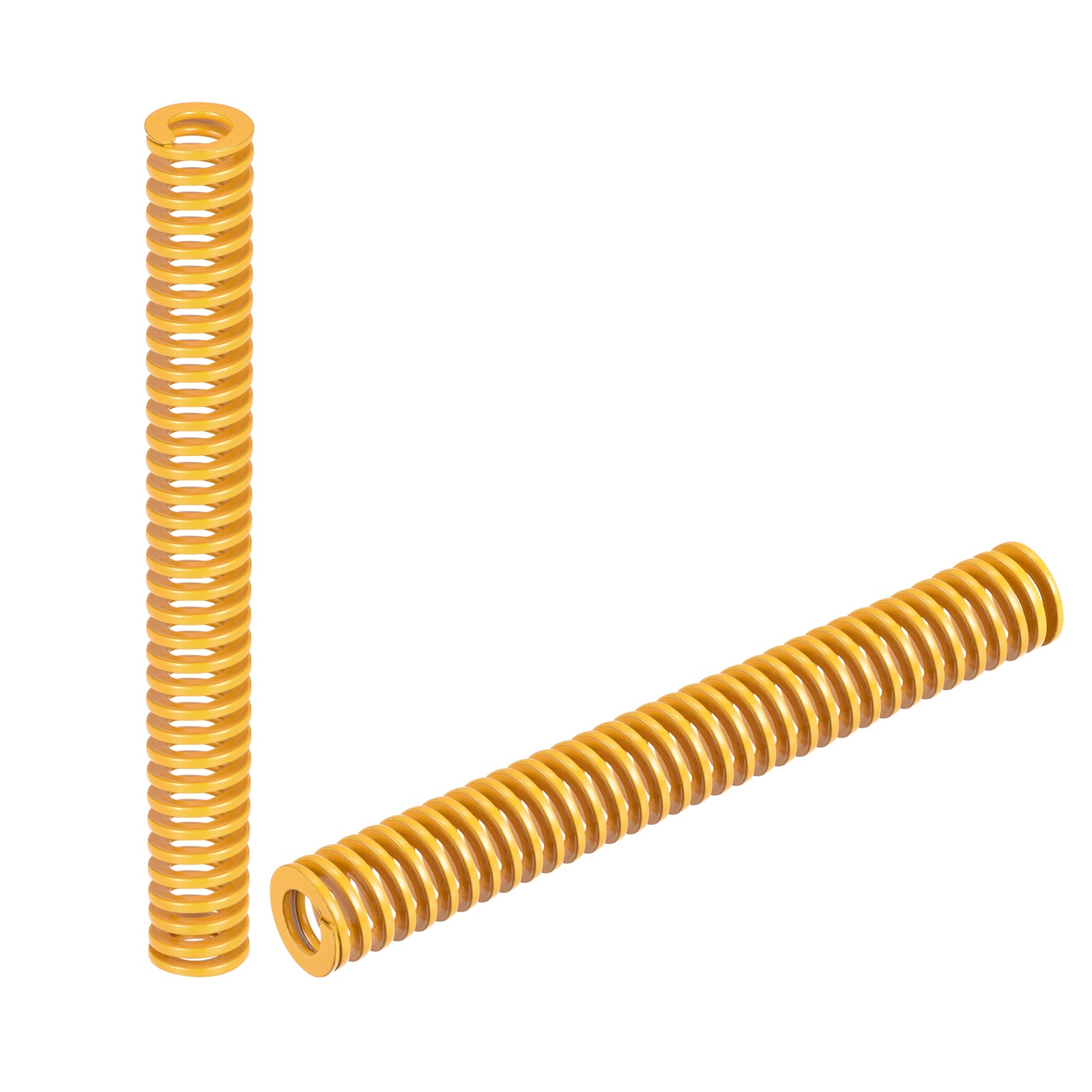Uxcell Die Spring, 12mm OD 100mm Long 2pcs Stamping Light Load ...