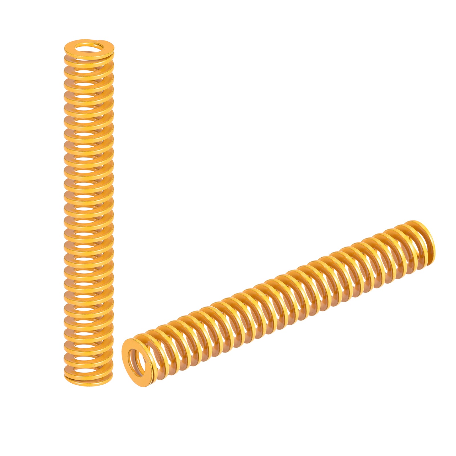 Uxcell Die Spring, 16mm OD 100mm Long 2pcs Stamping Light Load ...
