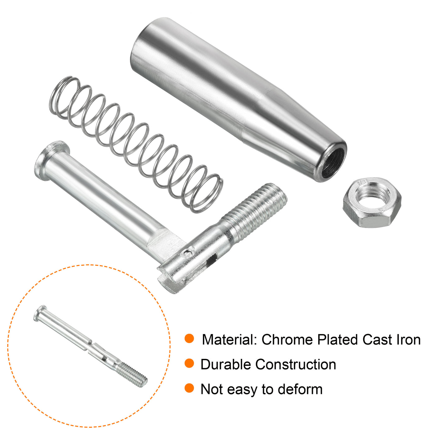 M10 Revolving Handle Grip, 103mm Cast Iron for Milling Machines Lathes ...