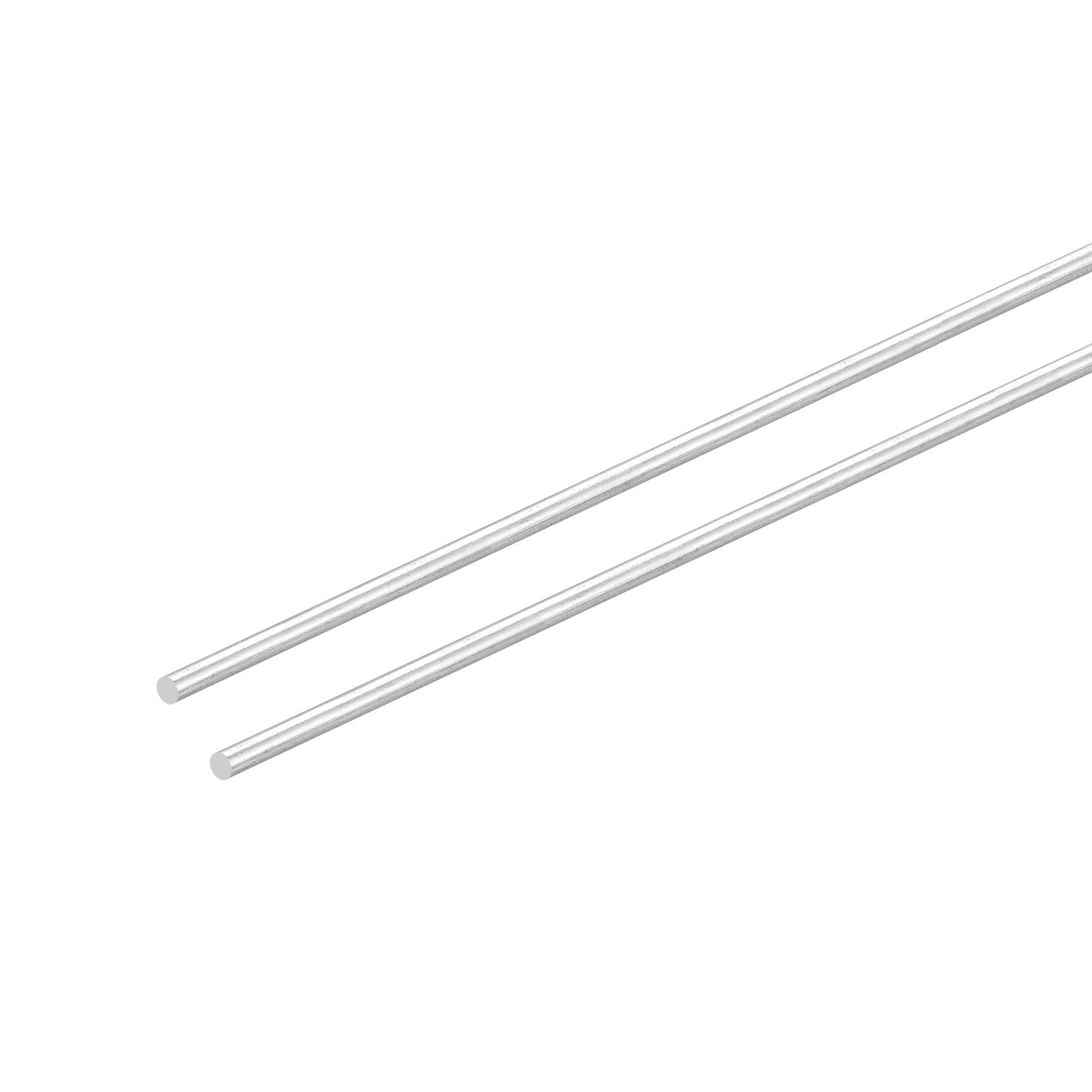 304 Stainless Steel Round Rods, 2.5mm x 400mm Solid Shaft Rods Pack of ...