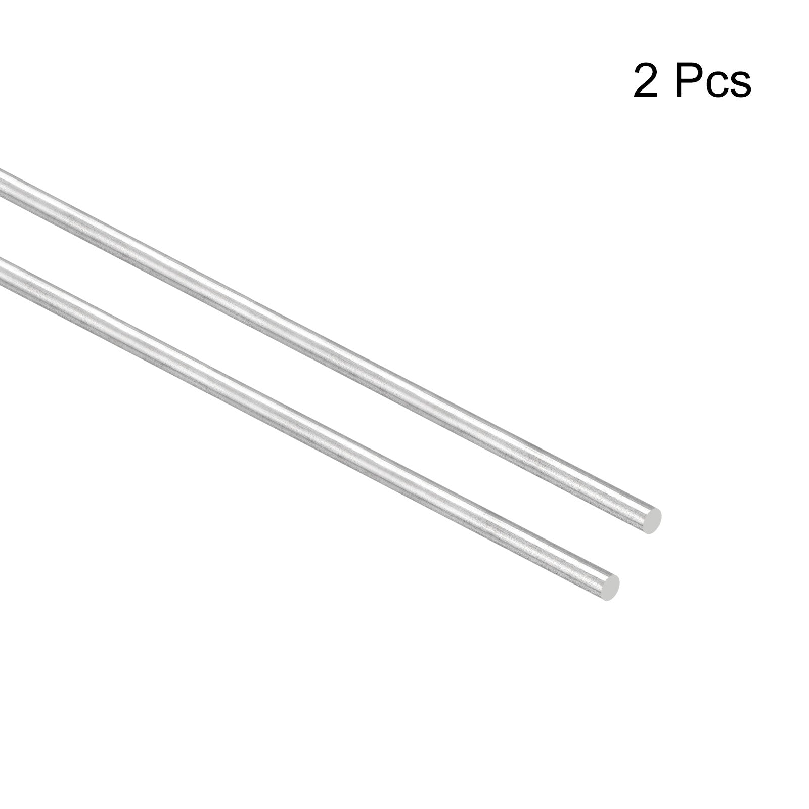 304 Stainless Steel Round Rods, 3.5mm x 400mm Solid Shaft Rods Pack of ...