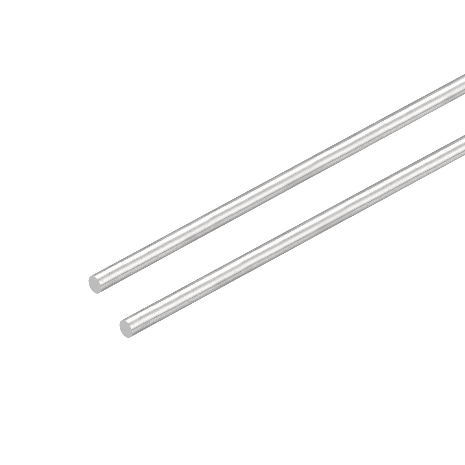 304 Stainless Steel Round Rods, 4mm x 450mm Solid Shaft Rods Pack of 2 ...