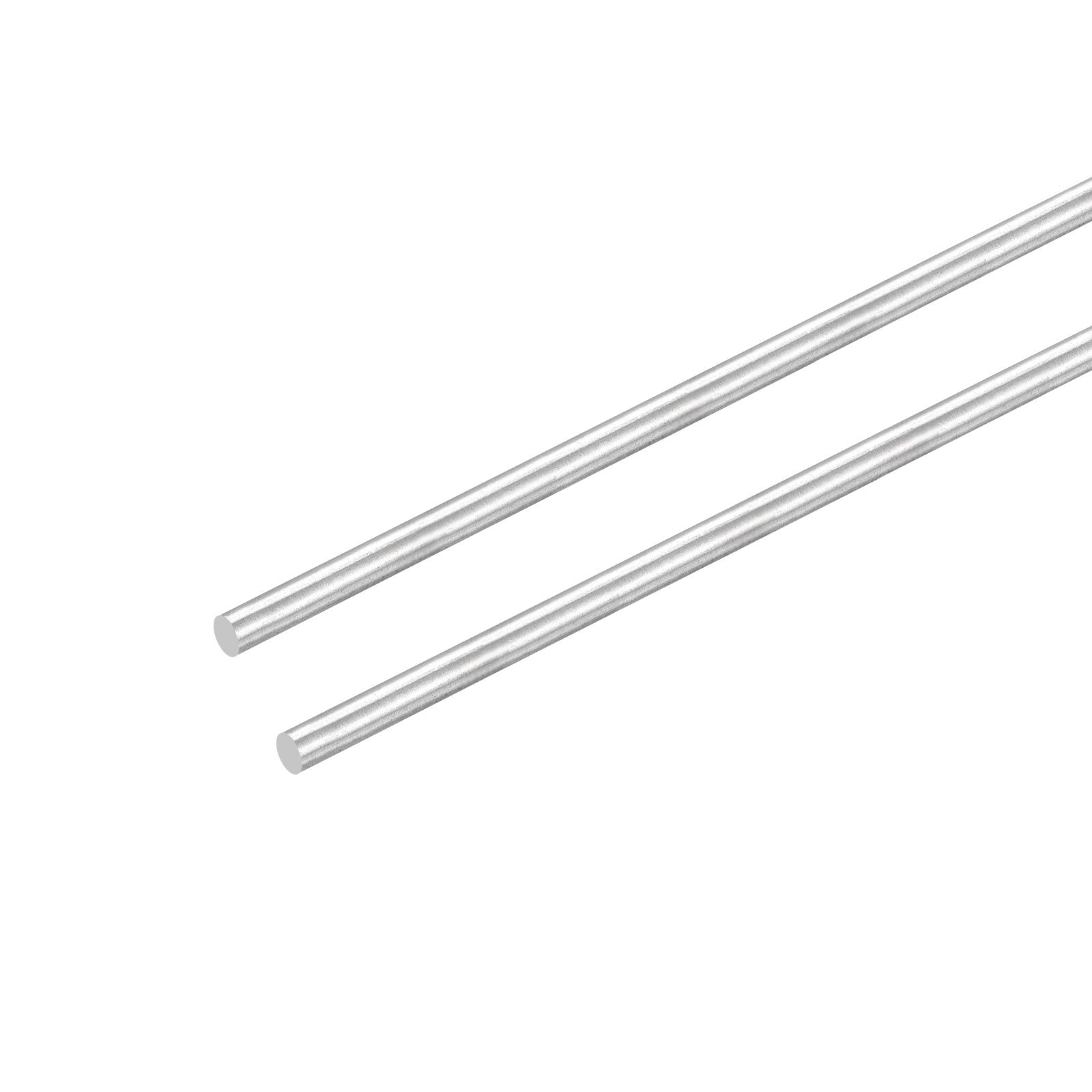 304 Stainless Steel Round Rods, 5mm x 350mm Solid Shaft Rods Pack of 2 ...