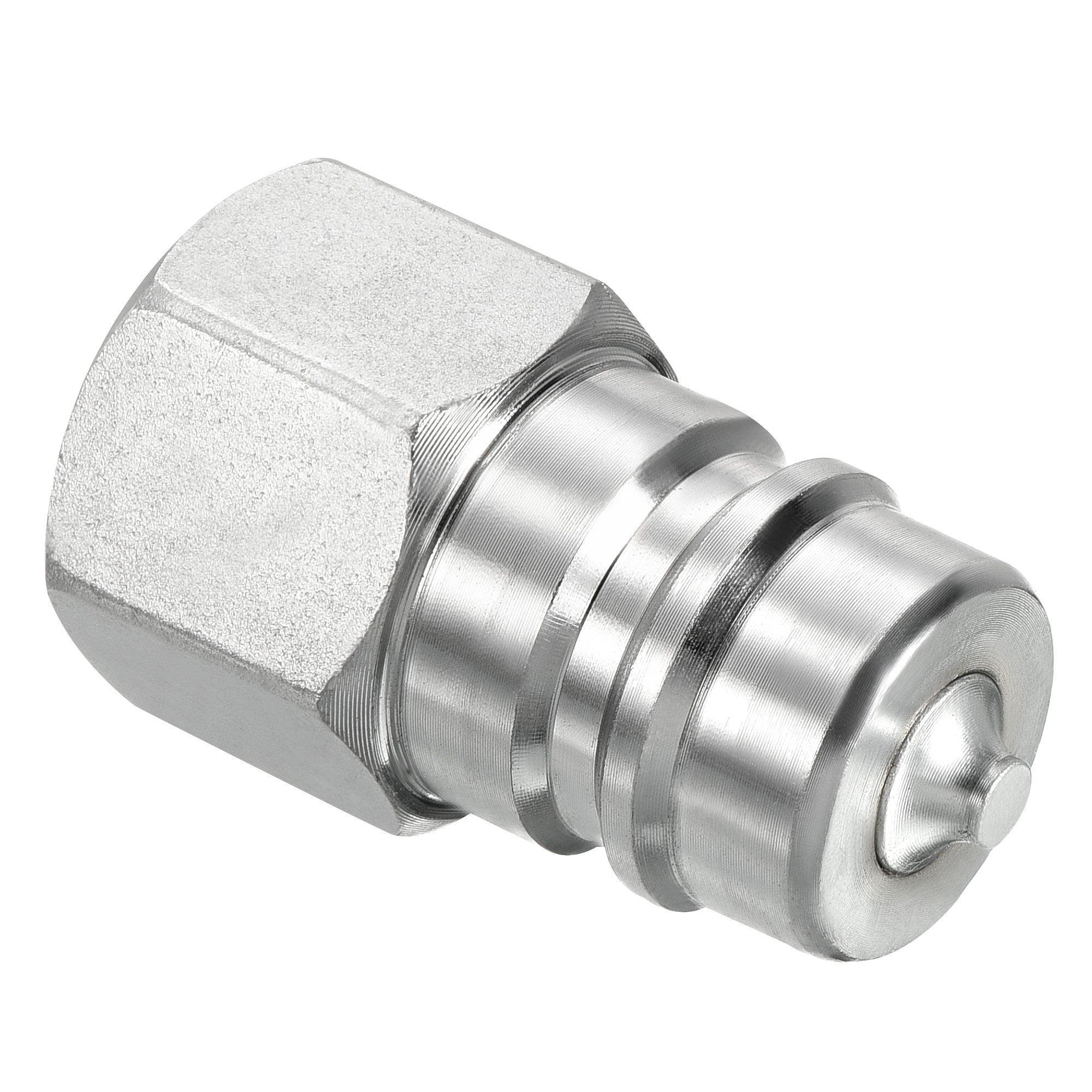 Hydraulic Quick Connect Coupler, 1 Pack Carbon Steel M20x1.5mm Female ...