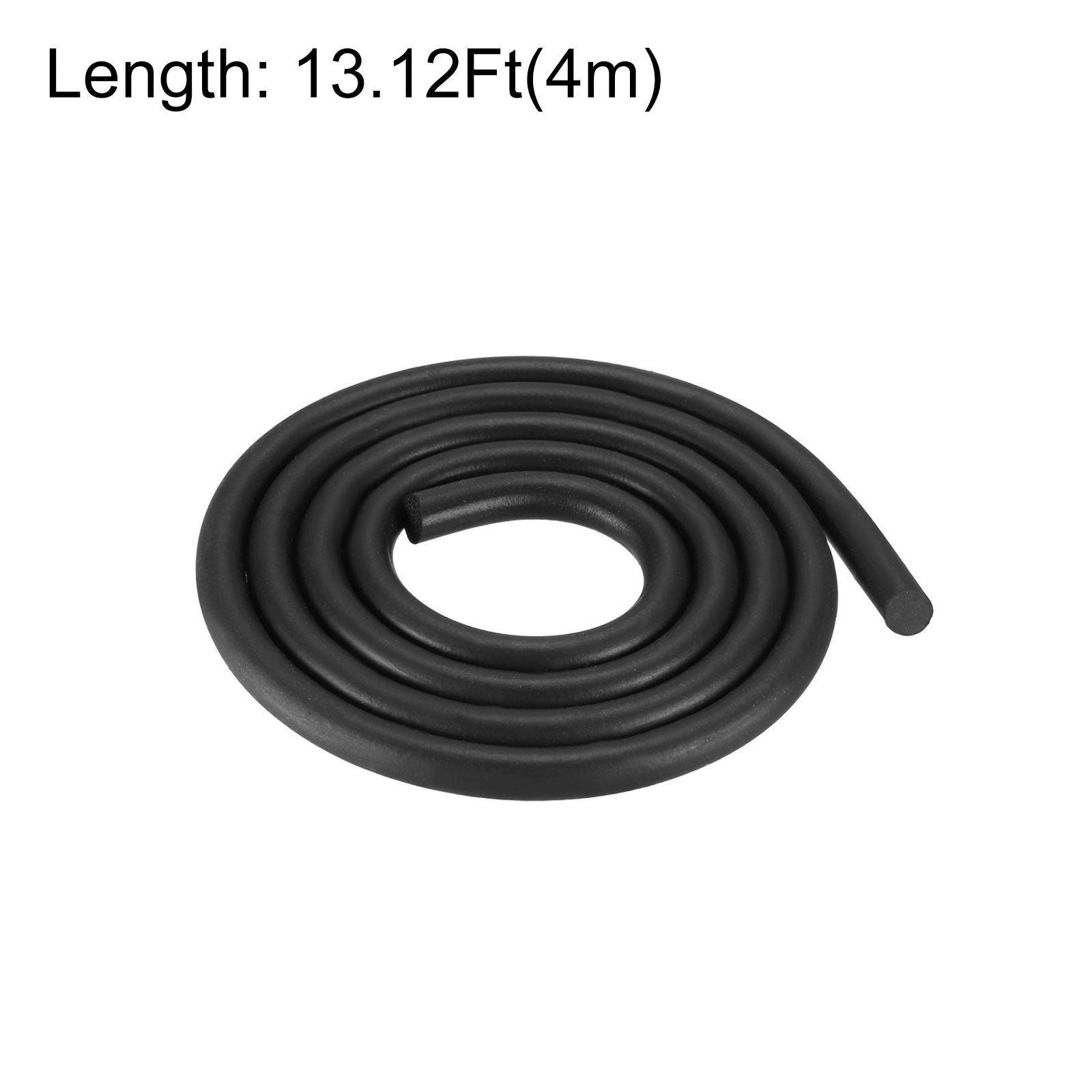 Uxcell Rubber Round Seal Strip, 10mm Diameter 4 Meters Long Window Seal ...