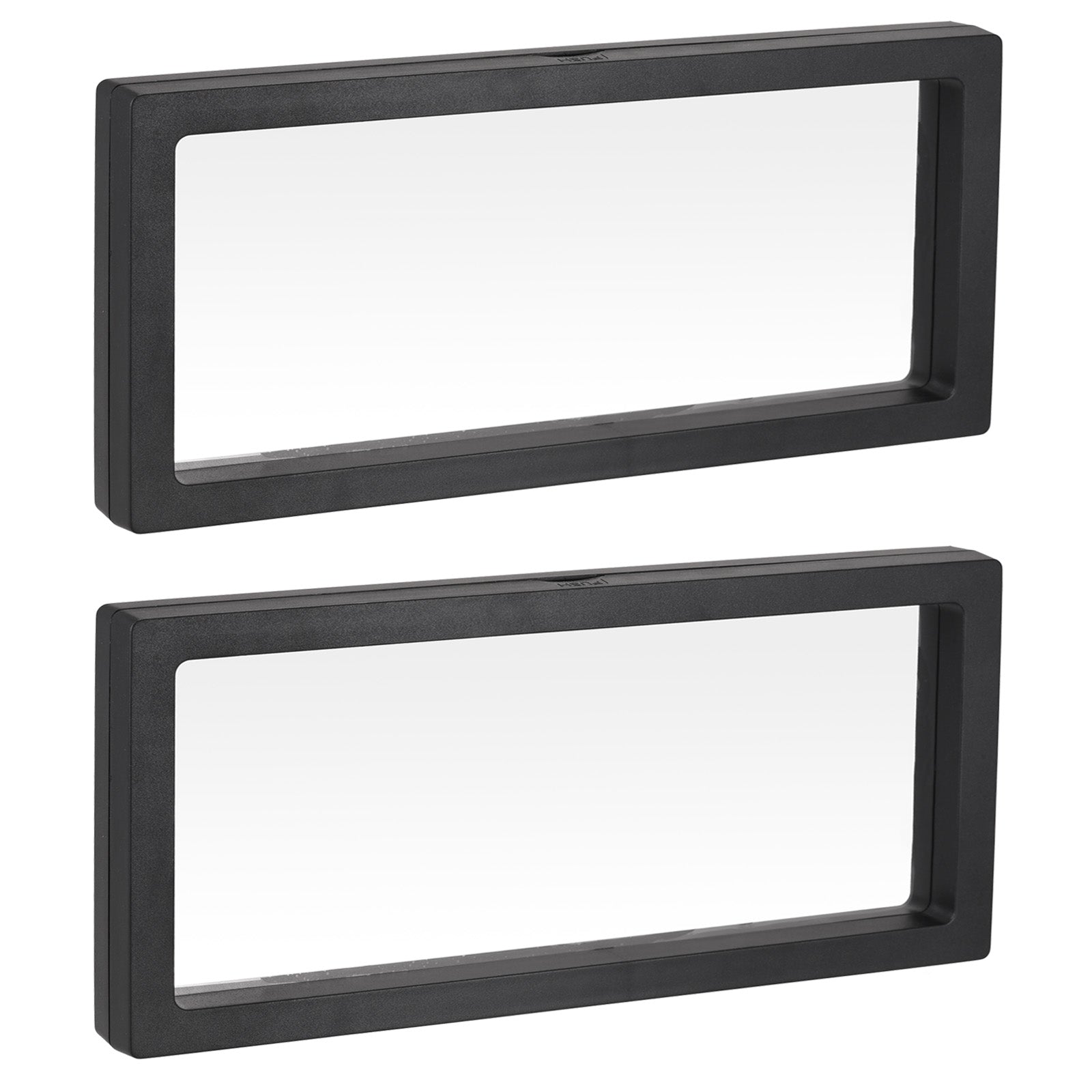 Floating Thin Film Display Box, ABS Frame Case 30cm x 11cm x 2cm Black ...