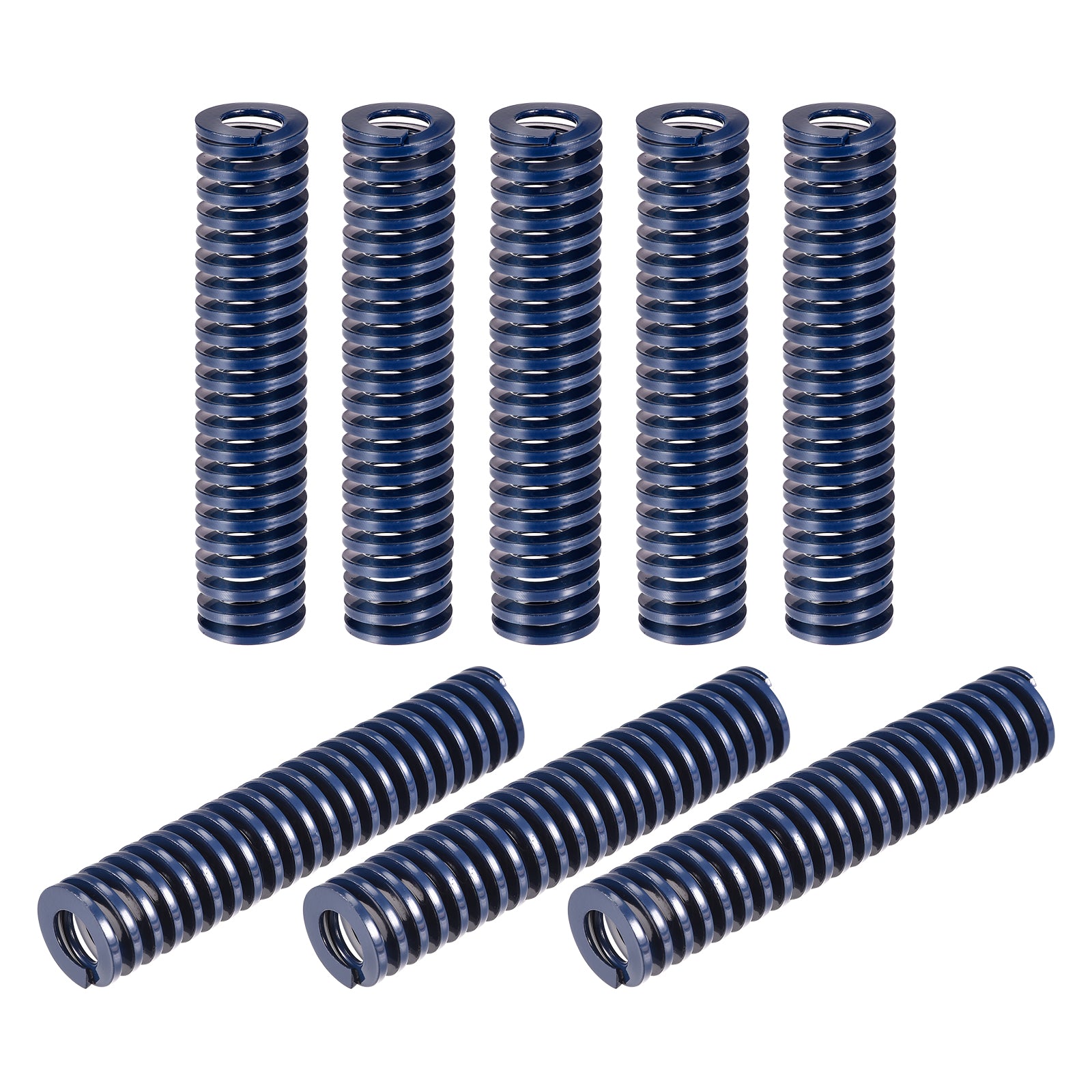 Uxcell Die Spring, 8pcs 20mm OD 100mm Long Stamping Light Load ...