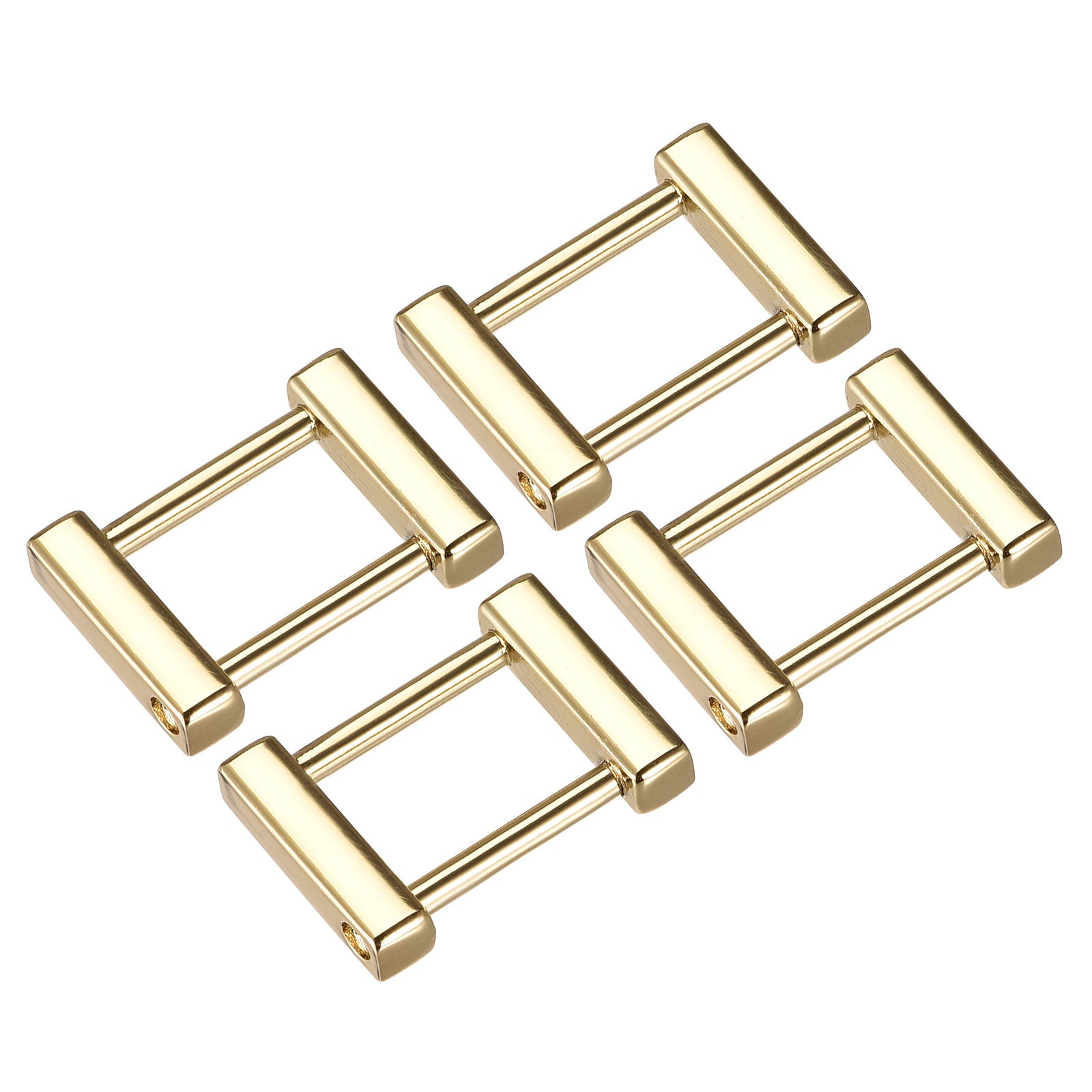 Uxcell Rectangle Screw Ring Buckle, 4Pcs 0.98 Inch Rectangle Screw in ...
