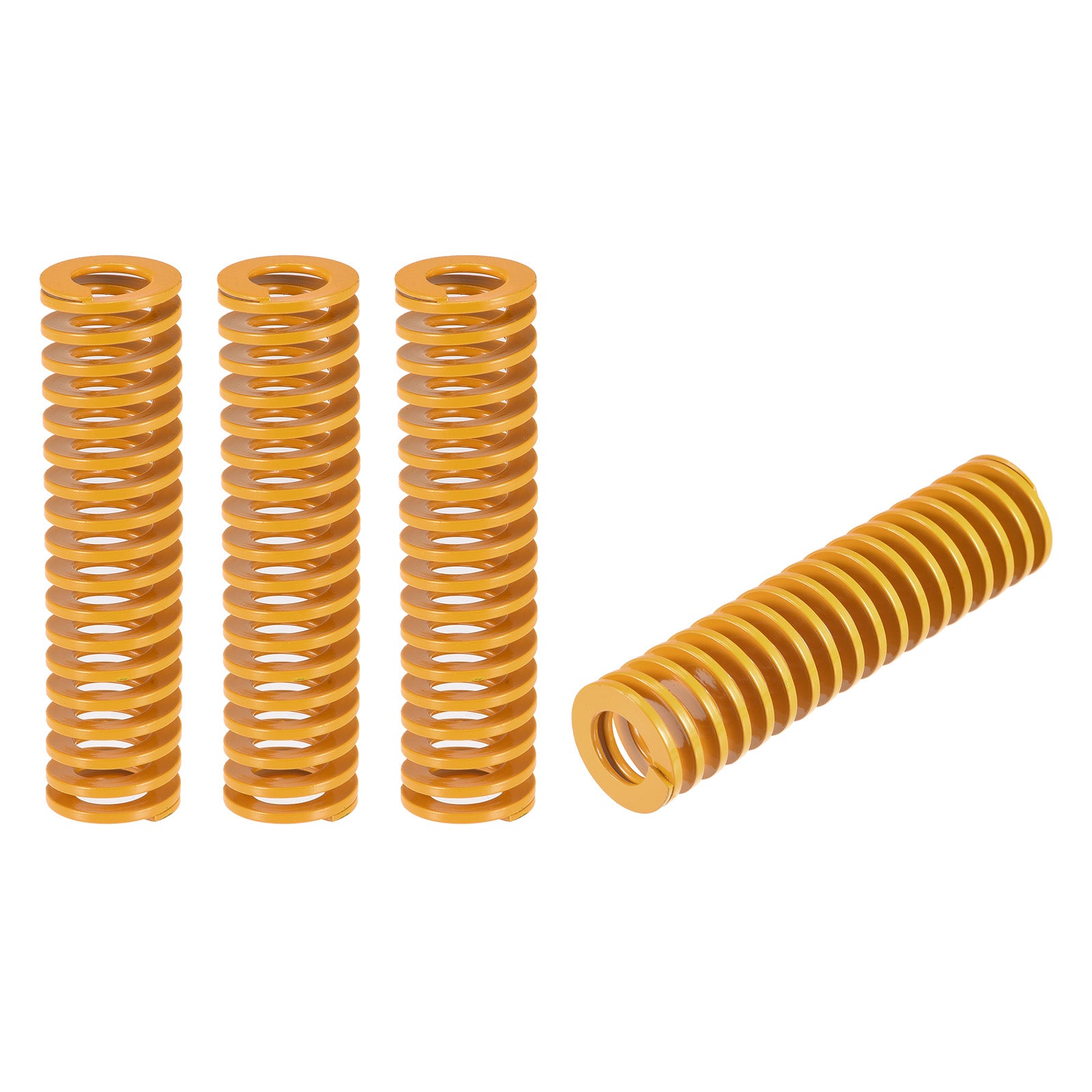 Uxcell Die Spring, 25mm OD 100mm Long 4pcs Stamping Light Load ...