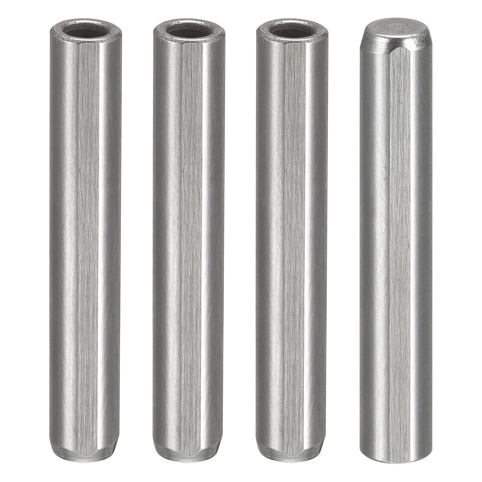 Uxcell M3 Internal Thread Dowel Pin 4pcs 5x30mm Chamfering Flat Exhaust ...