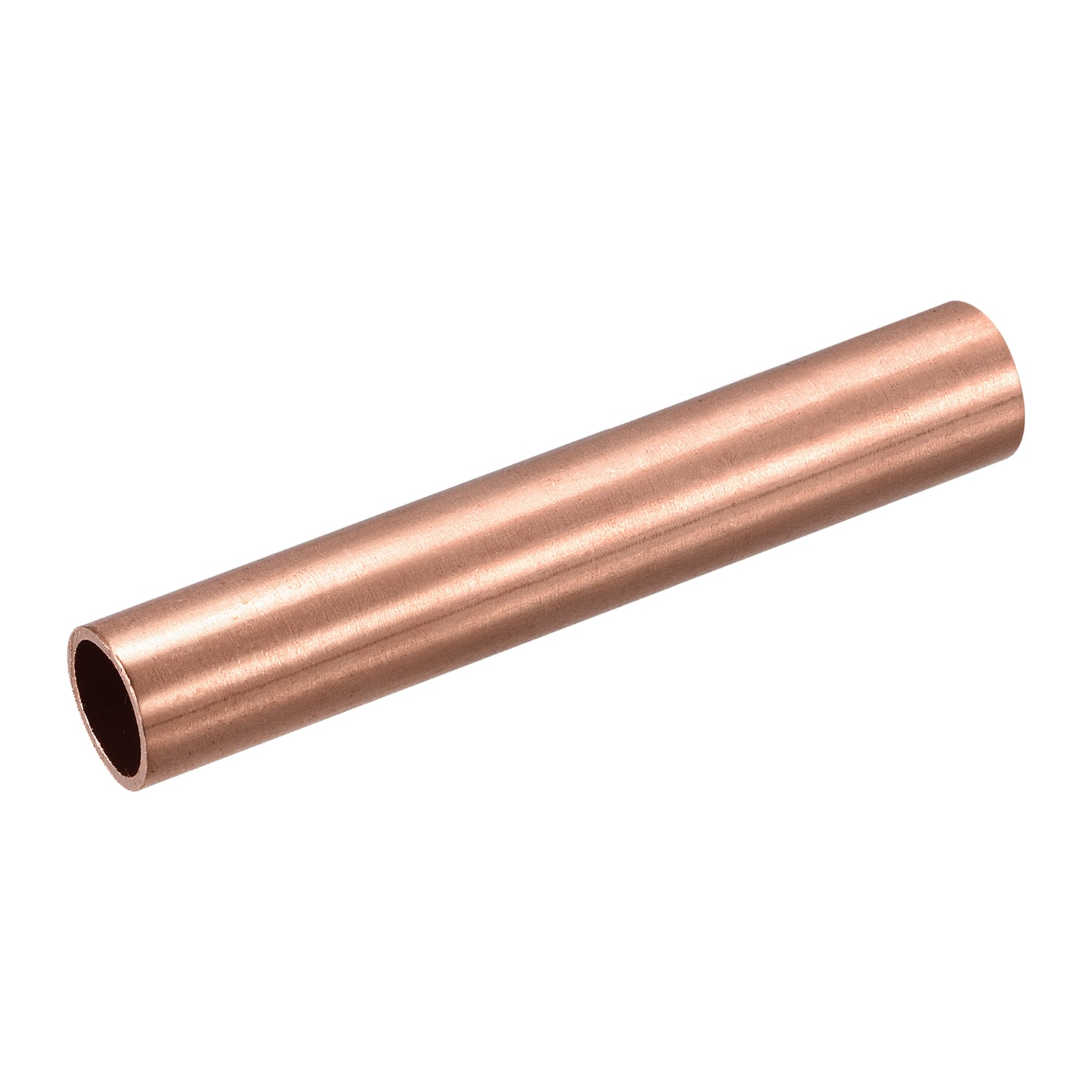 Uxcell Copper Round Tube 14mm OD 1.5mm Wall Thickness 100mm Length Pipe ...